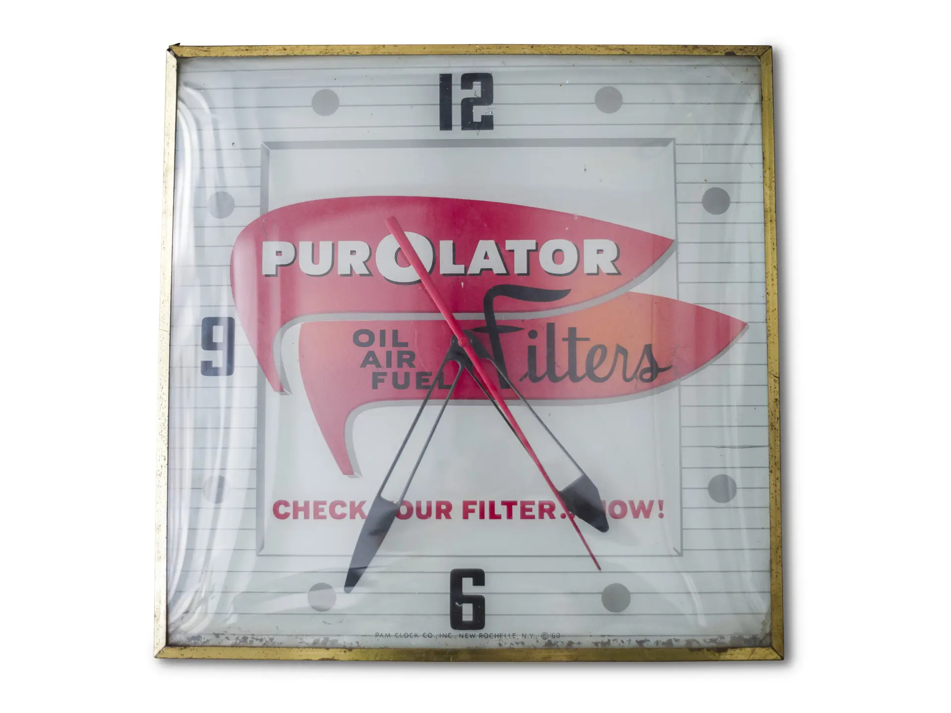 Purolator Oil Filter PAM Clock | Gene Ponder Collection | RM Sotheby's