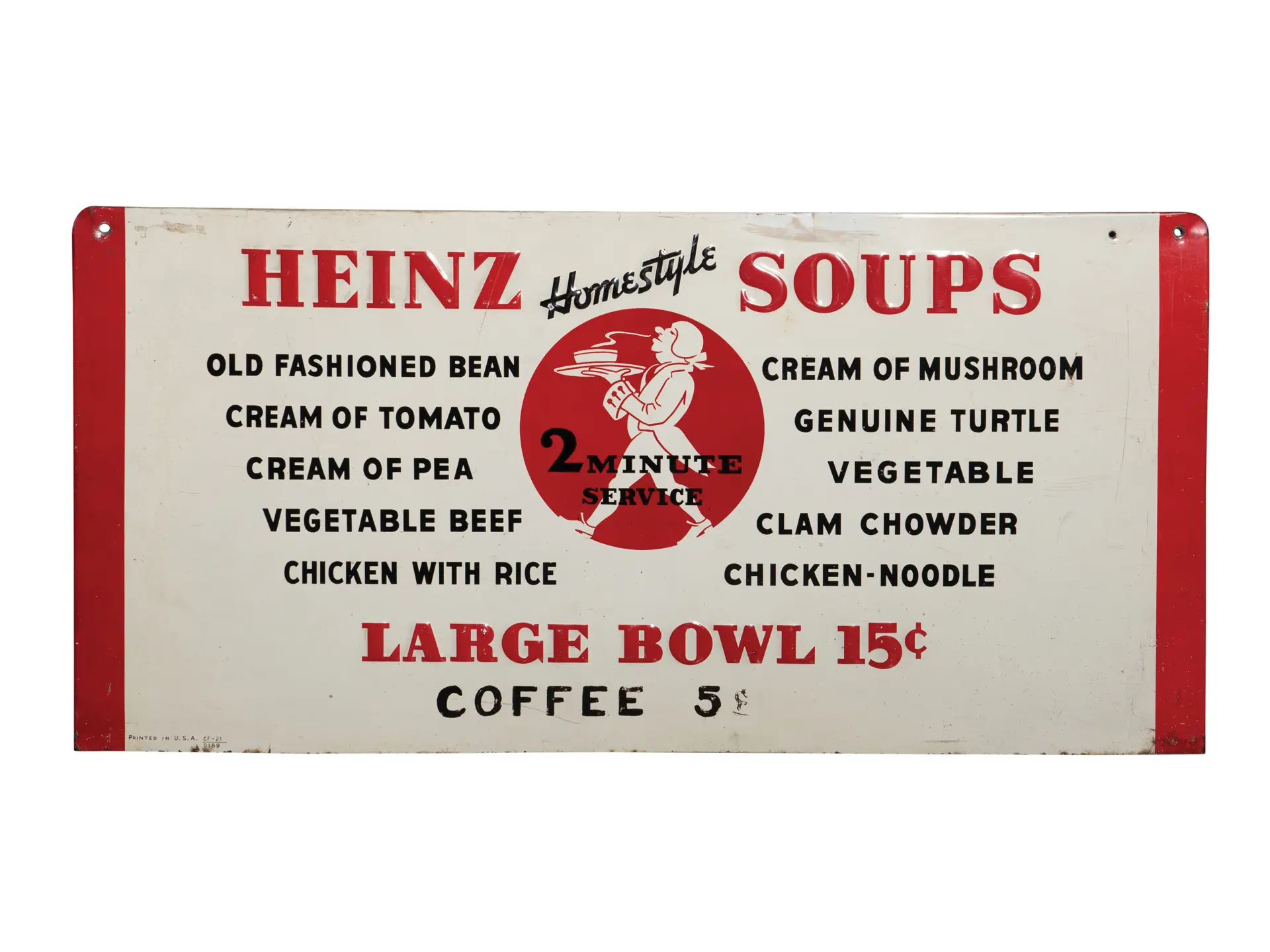 Heinz Homestyle Soups Tin Sign | The Dingman Collection | RM Sotheby's