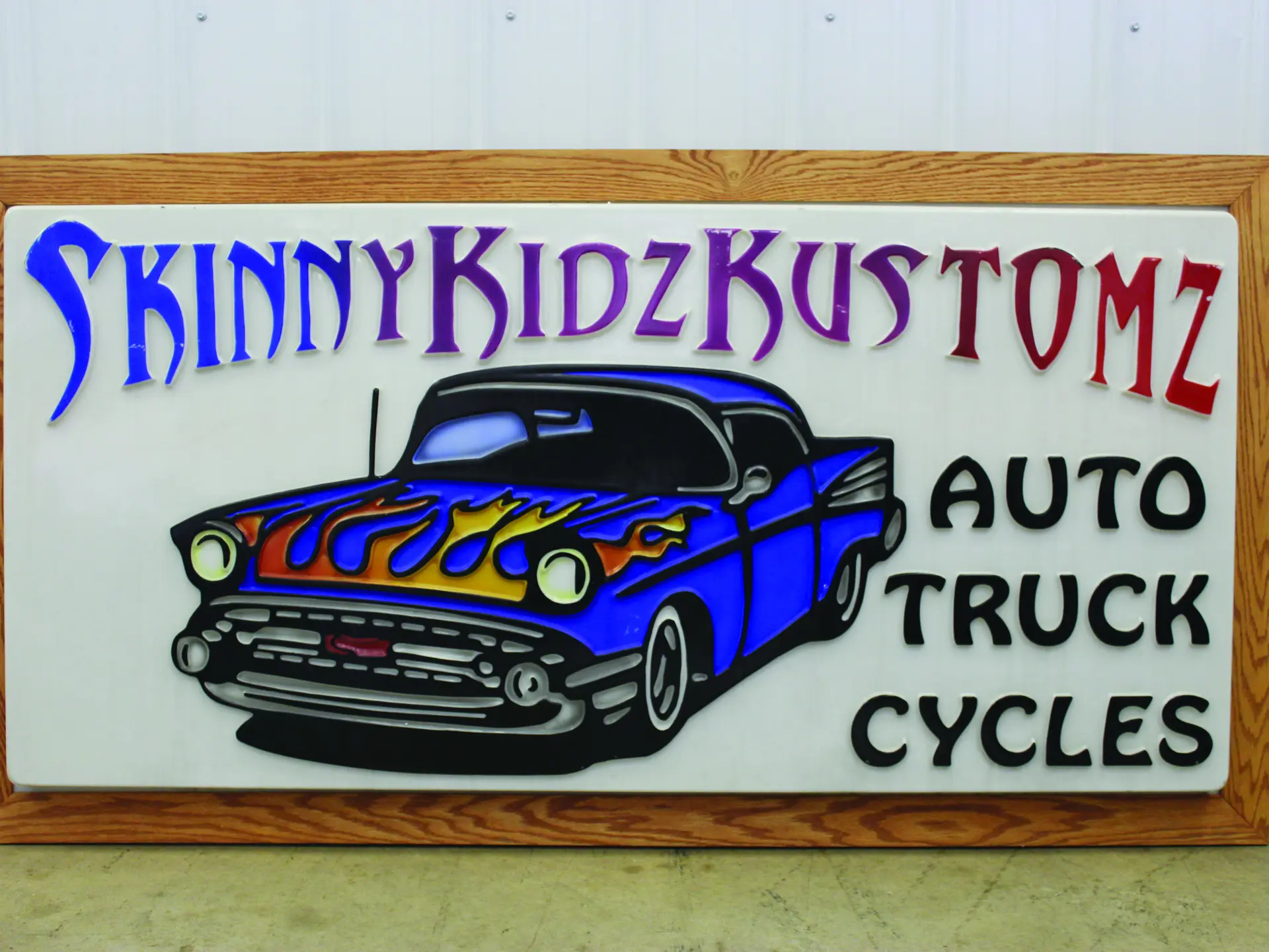 Skinny Kidz Customs Advertizing sign | Auburn Fall 2017 | RM Sotheby's