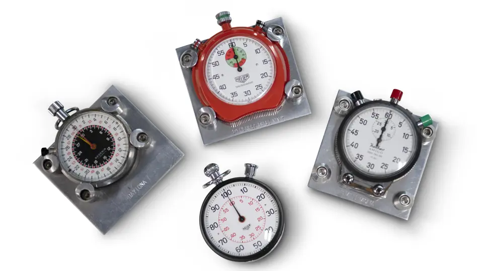 Heur and Hanhart Lap Timers | Gene Ponder Collection | RM Sotheby's