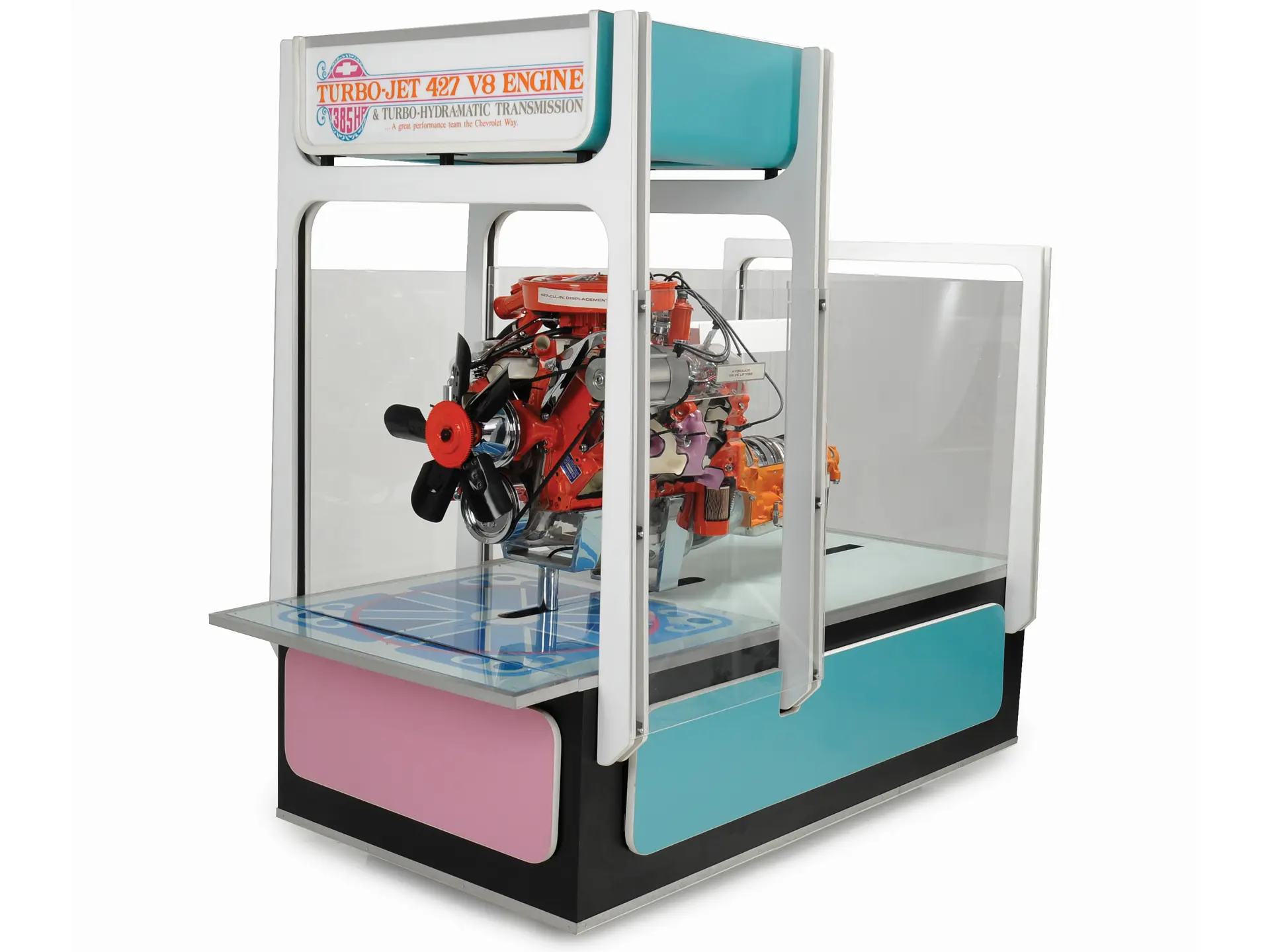 Chevrolet Turbo-Jet 427 V8 Engine and Transmission Cutaway Model | New ...