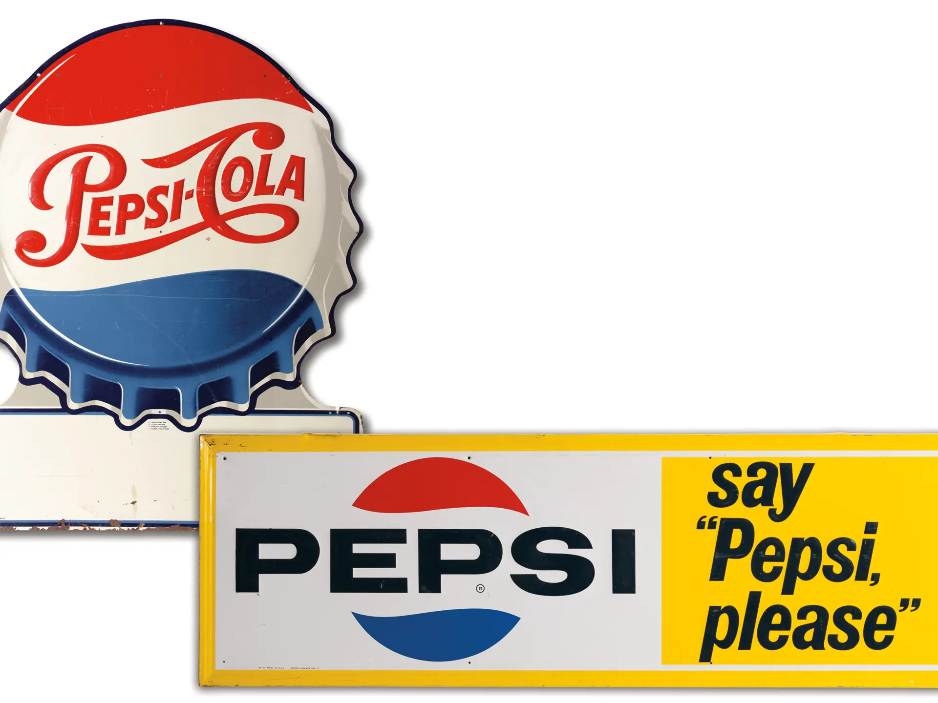 Two Pepsi Signs | The Dingman Collection 2012 | RM Sotheby's