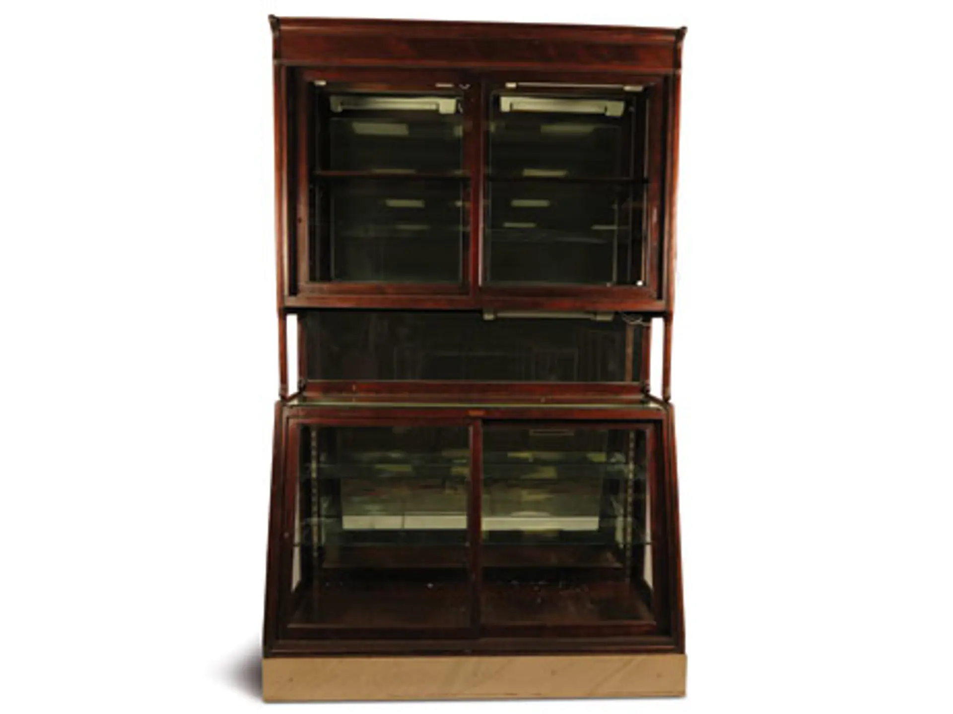 Early Antique Mahogany & Glass Pharmacy Case (60" X 96" X 24") | Auburn ...