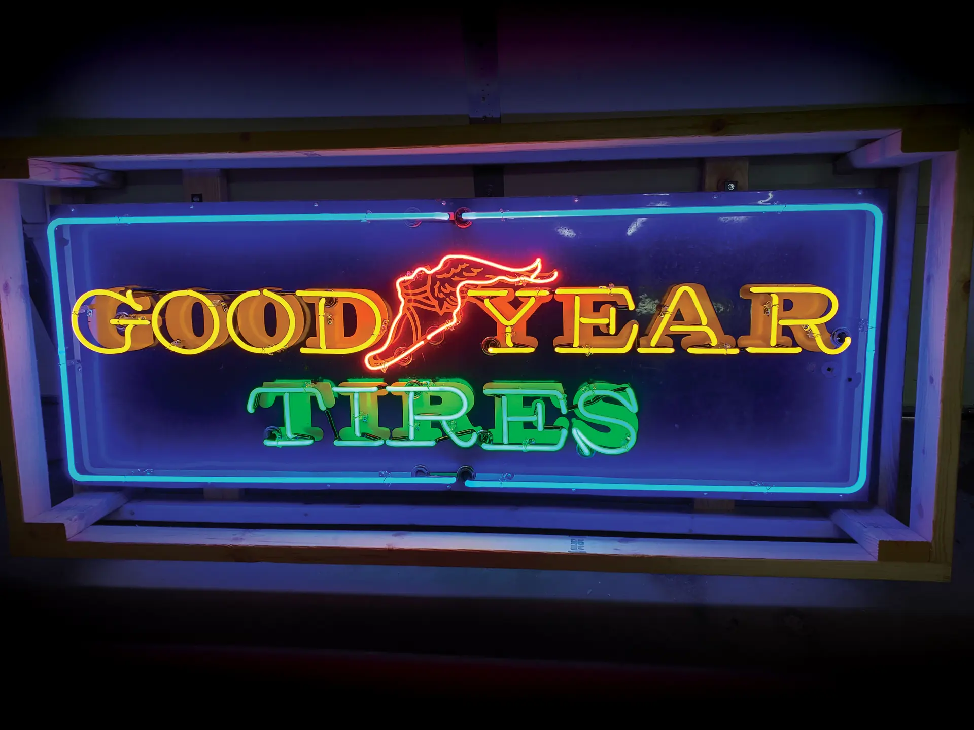 Goodyear Neon Porcelain Sign | Palm Beach 2020 | RM Sotheby's