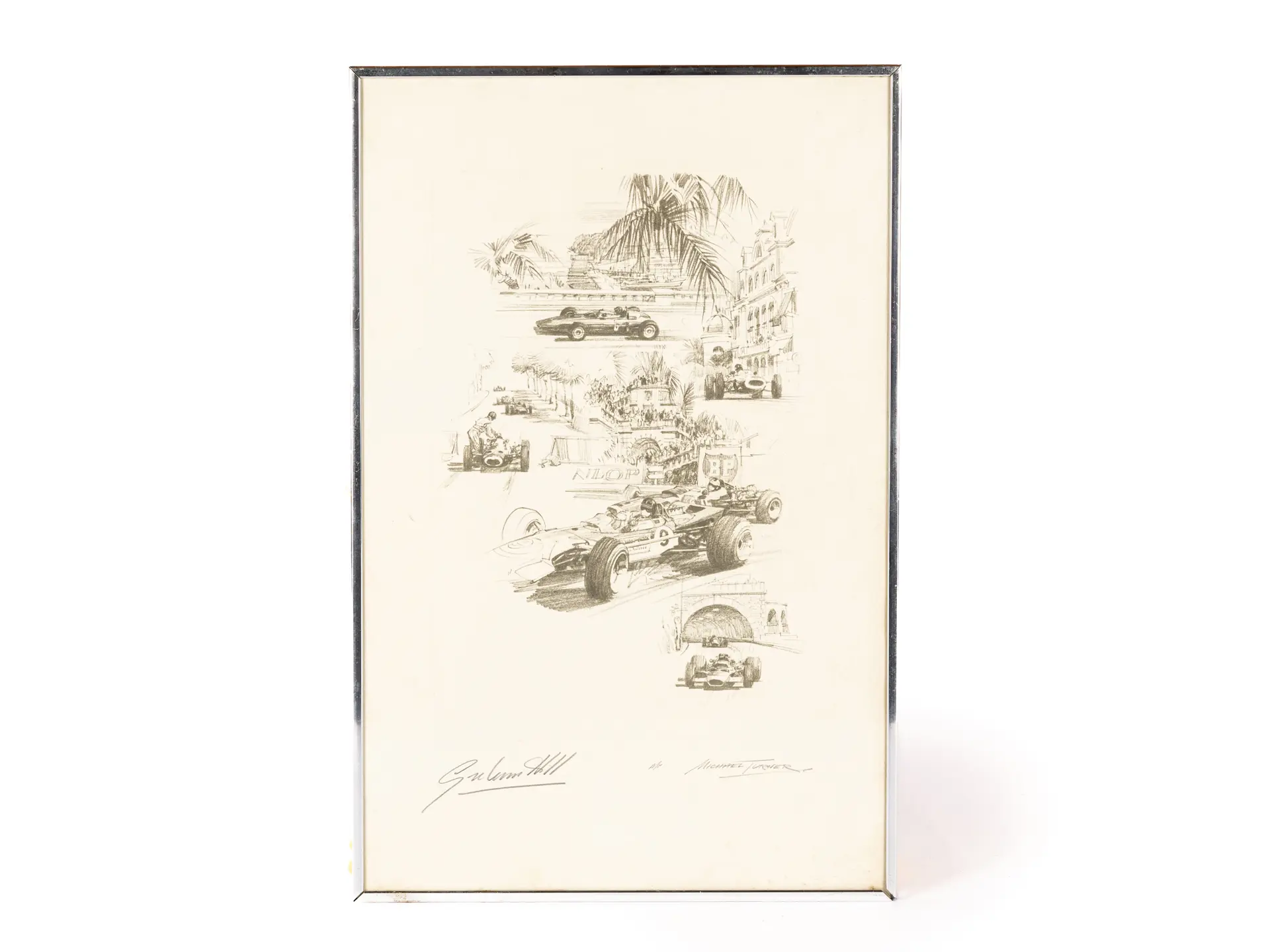 Signed Graham Hill Monaco Lithograph by Michael Turner | London 2023 ...