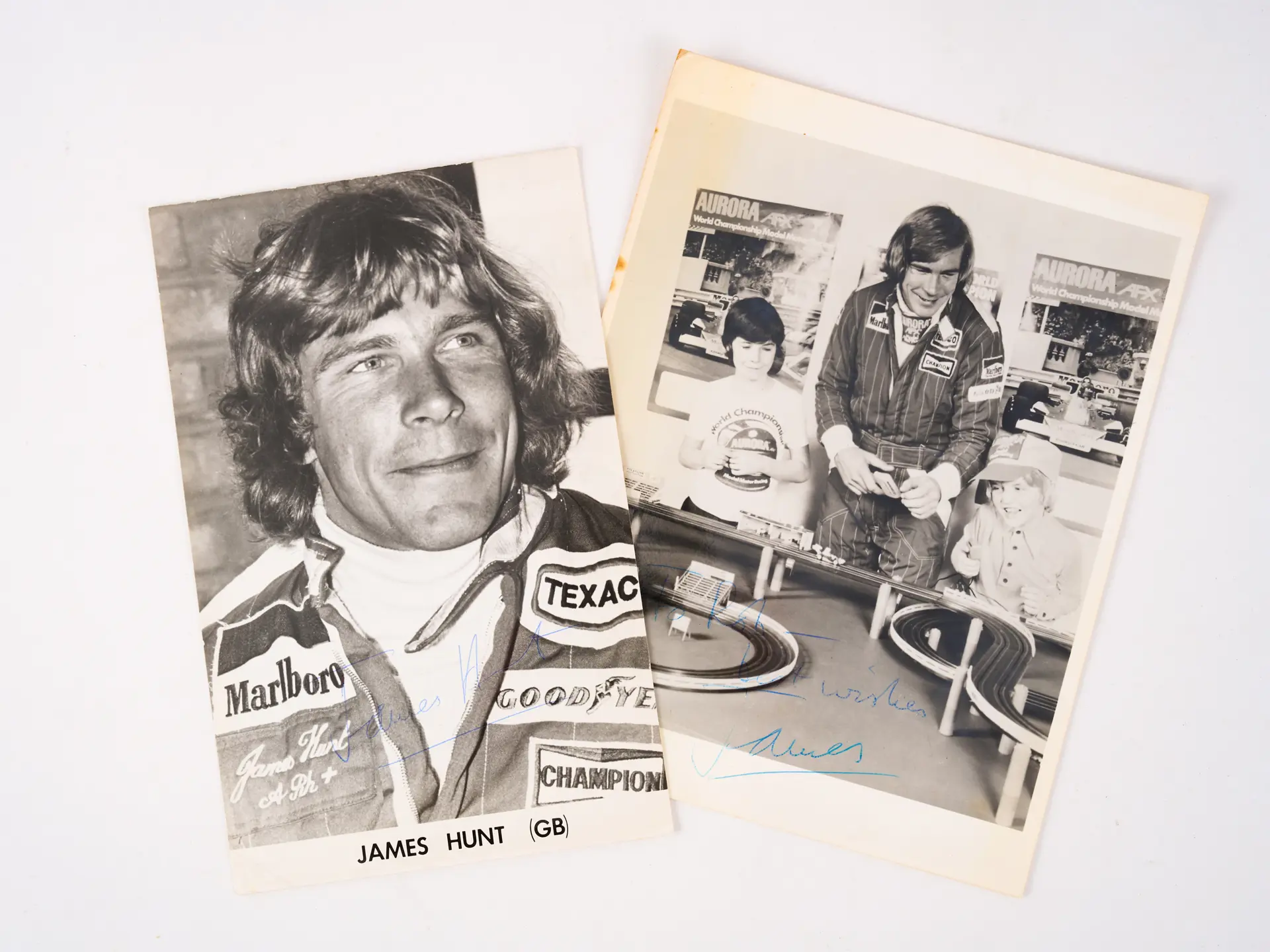 Two James Hunt Signed Photographs | The February Memorabilia Sale ...