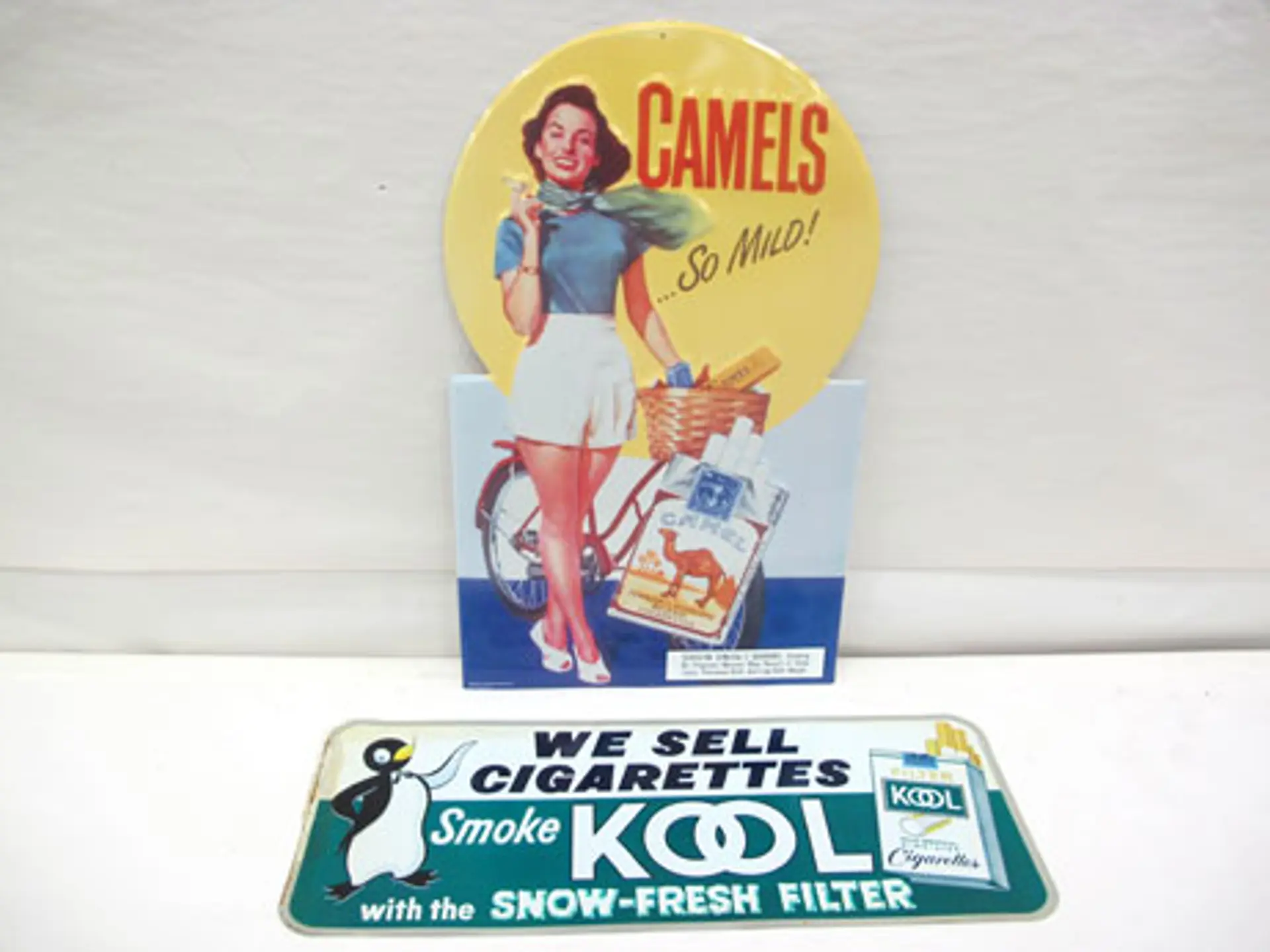 Kool Cigarette with penguin logo & Camel, rated 8.5 | Auburn Spring ...