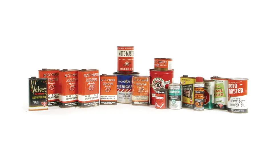 ASSORTED AUTOMOTIVE FUILD CANS | Private Collection of Tom & Marlene ...