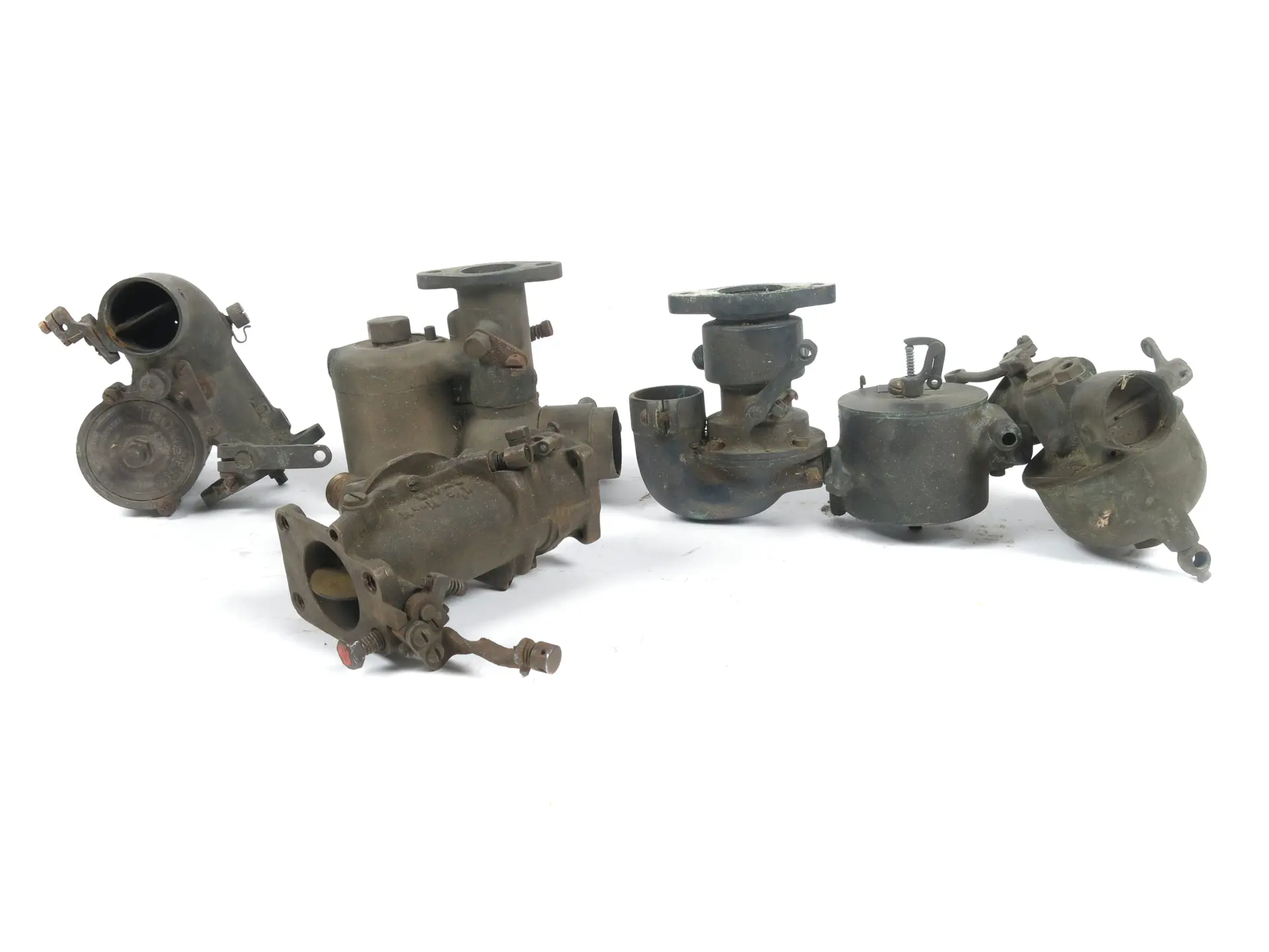 (1) Box Brass Carburetors; Mayer, Solex, Stromberg and Model "T" Ford ...