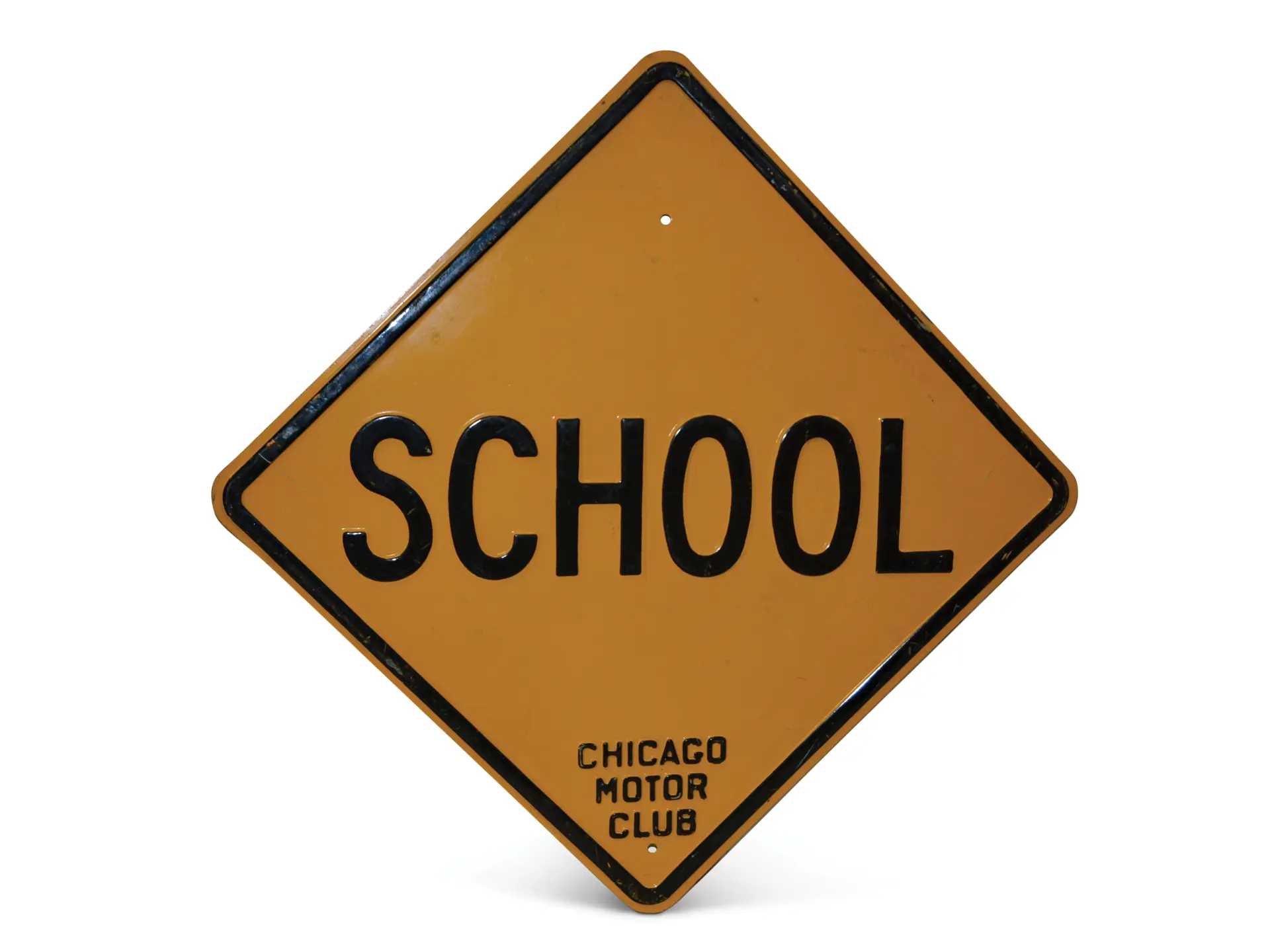 "School Chicago Motor Club" Diamond Sign | Auburn Fall 2019 | RM Sotheby's