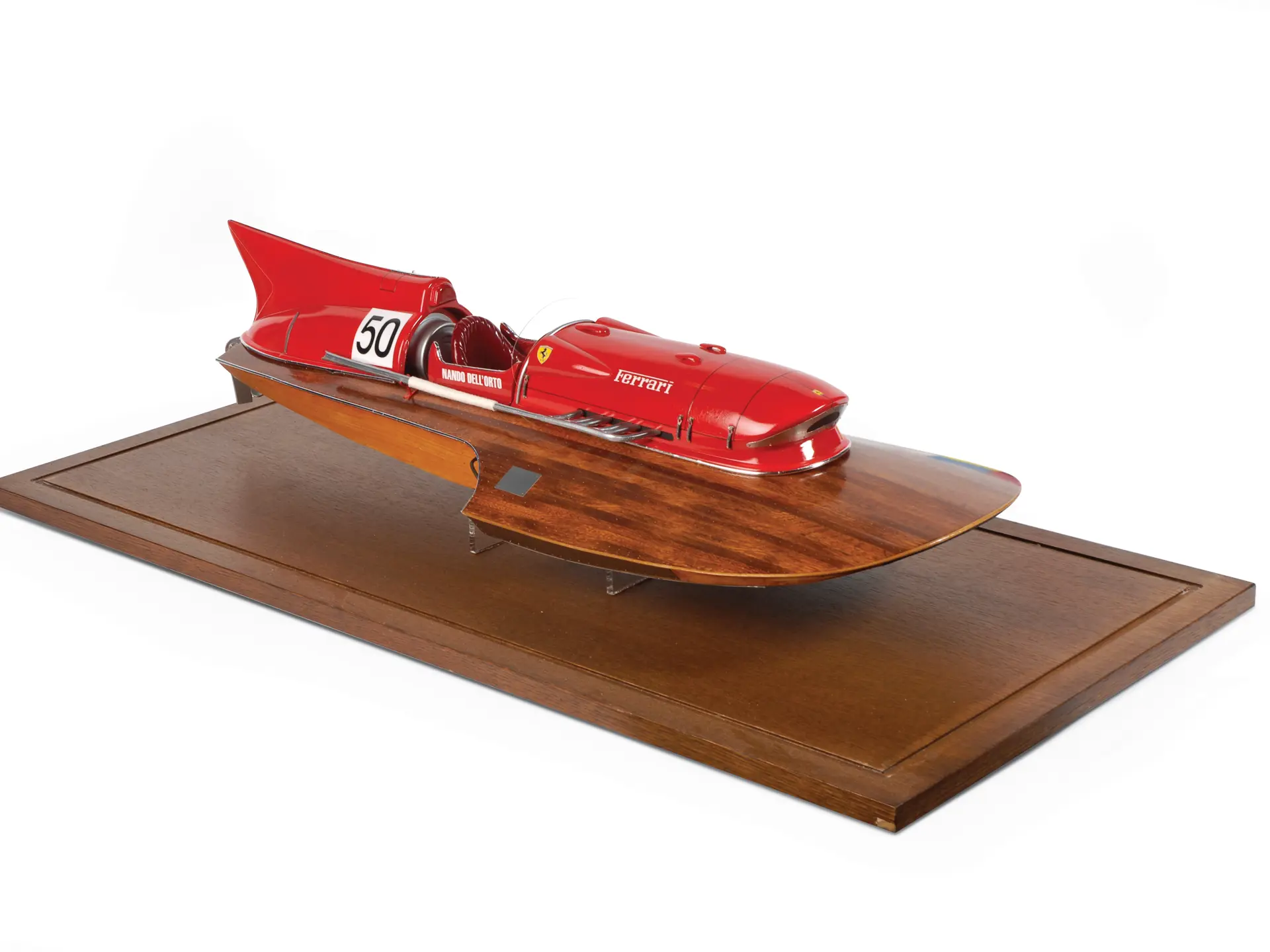 MODEL OF NANDO DELL’ORTO FERRARI V12 HYDROPLANE; SCALE 1:12 | Ferrari ...