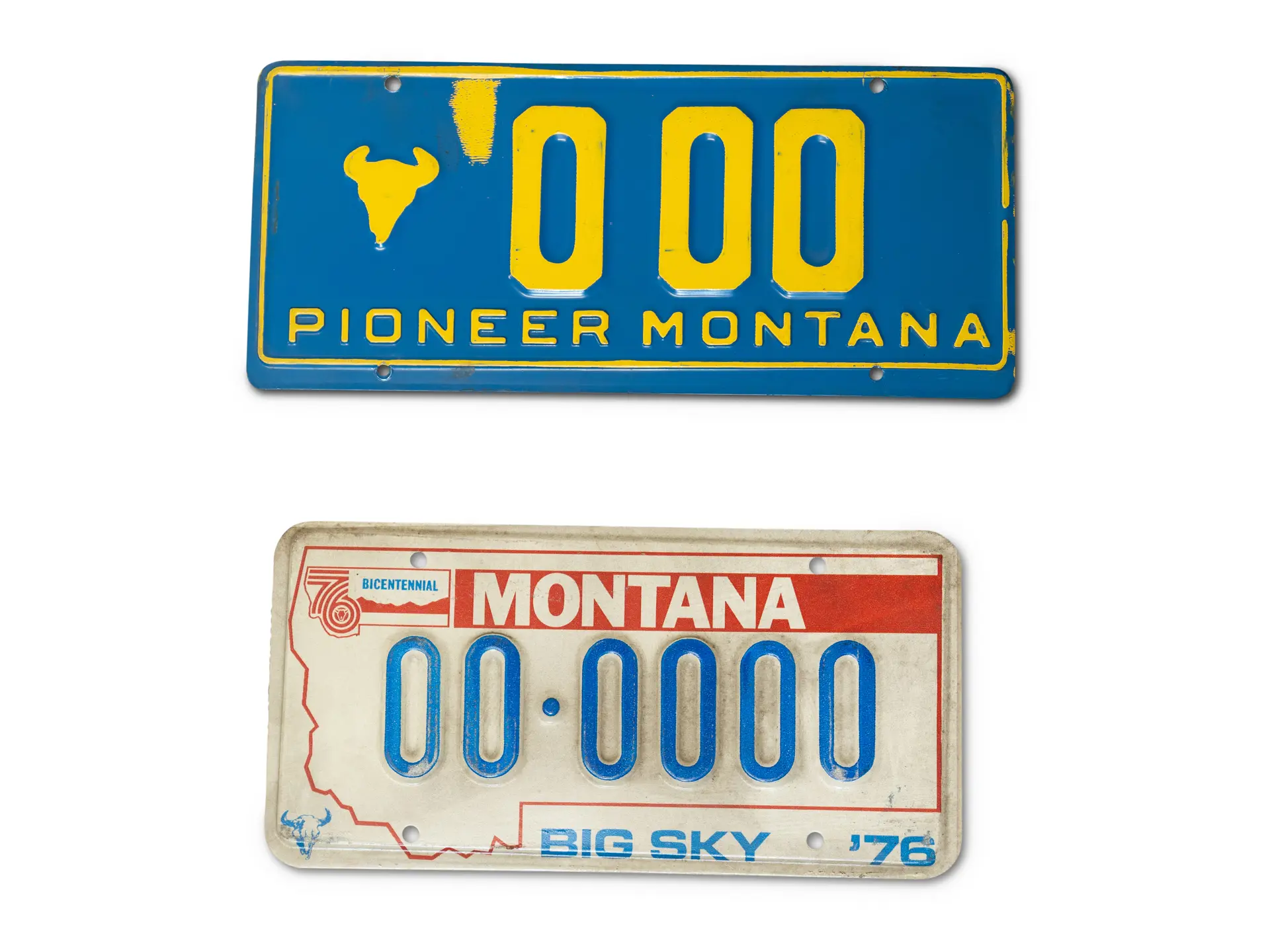 Two Specialty '0' License Plates | THE MITOSINKA COLLECTION | RM Sotheby's