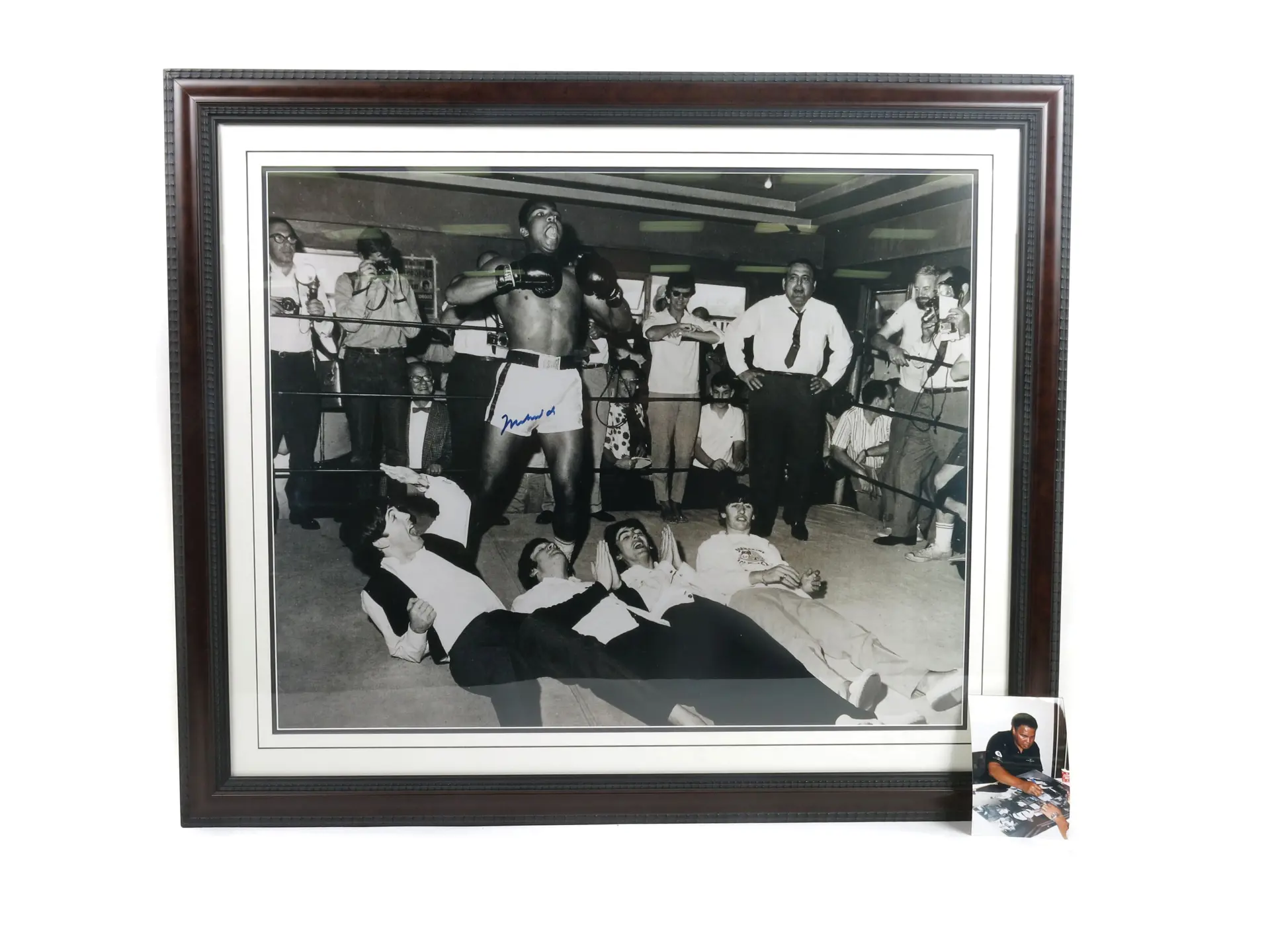 Original Framed Muhammad Ali Autographed Poster | Auburn Fall 2014 | RM ...