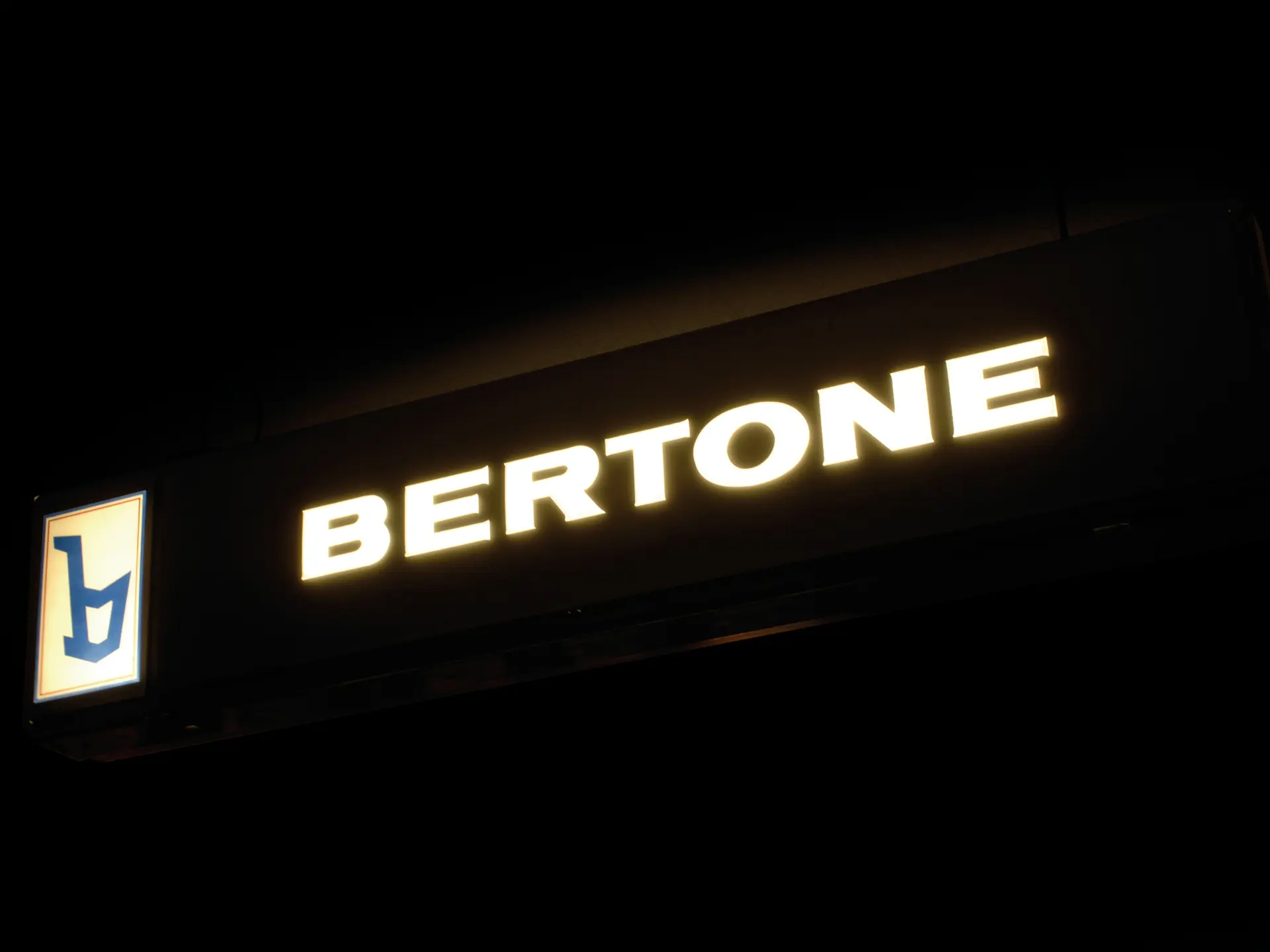 ILLUMINATED BERTONE SIGN | The Ponder Collection | RM Sotheby's