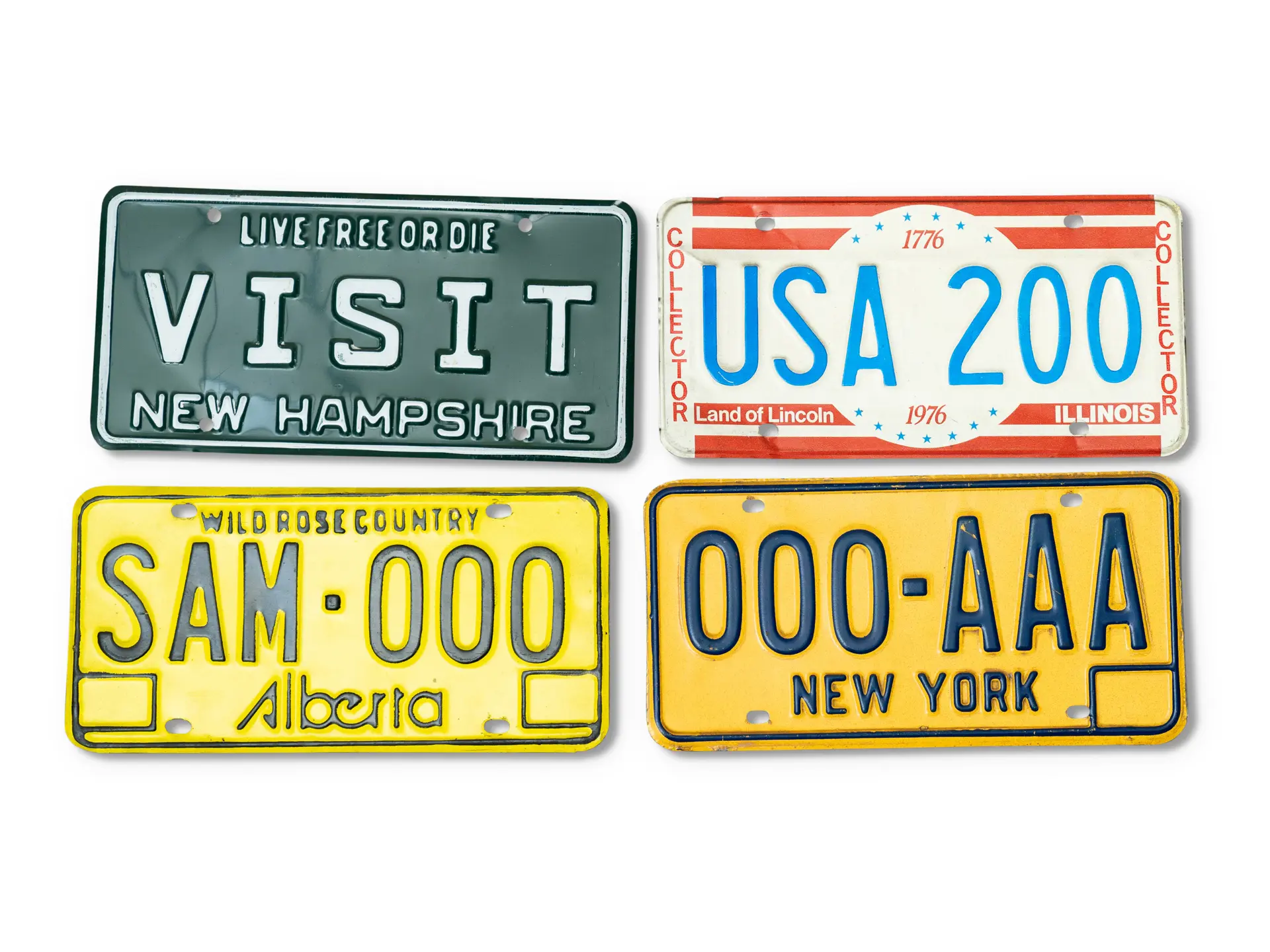 Four Specialty License Plates | THE MITOSINKA COLLECTION | RM Sotheby's