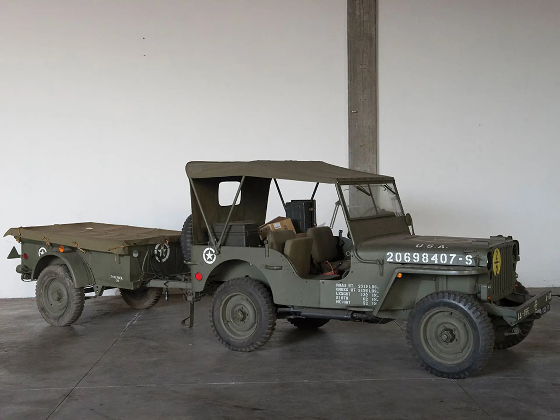 c. 1945 Willys MB with Bantam Trailer | Duemila Ruote | RM Sotheby's