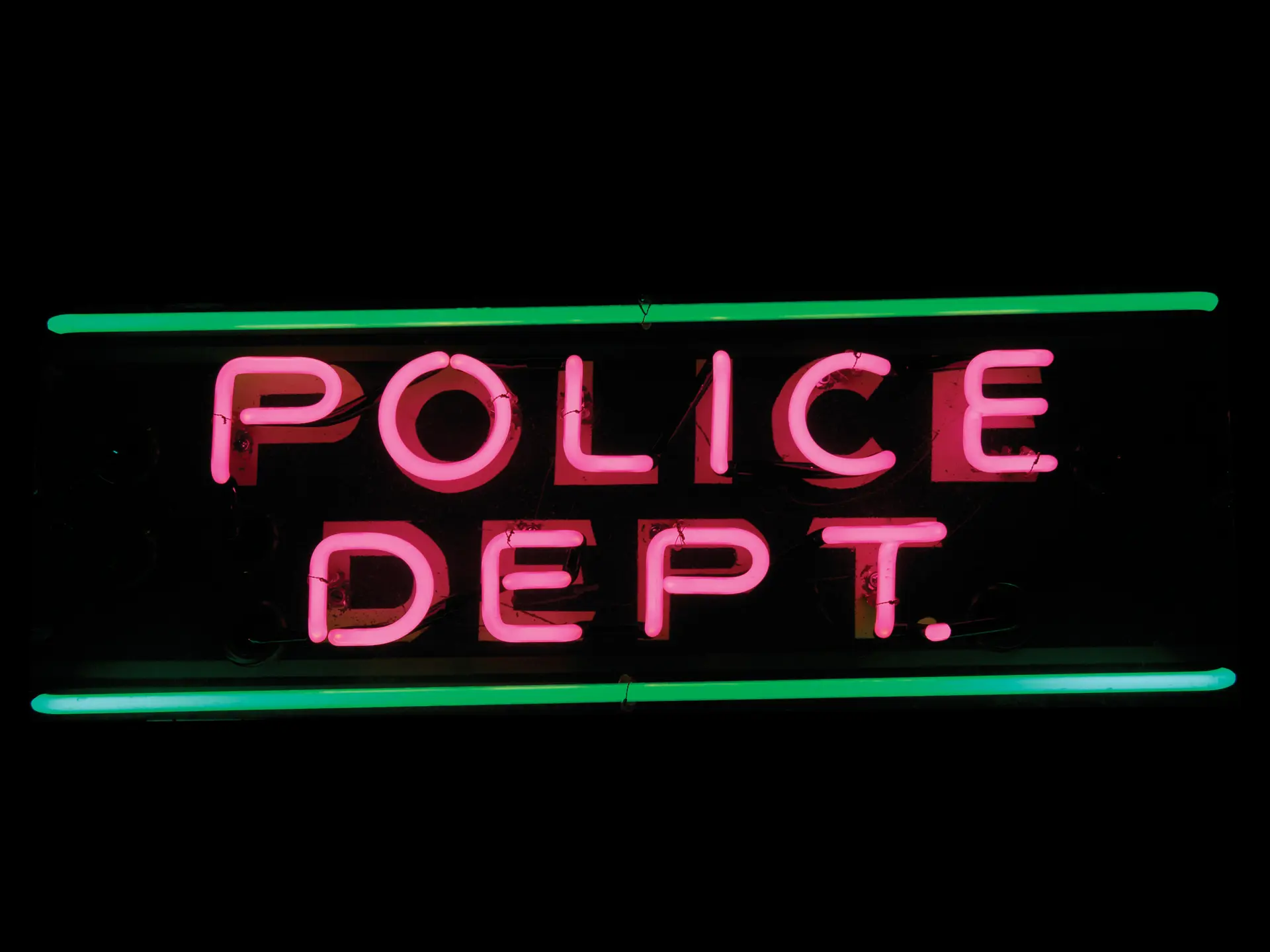 Police Dept. Neon | The Dingman Ford Collection | RM Sotheby's