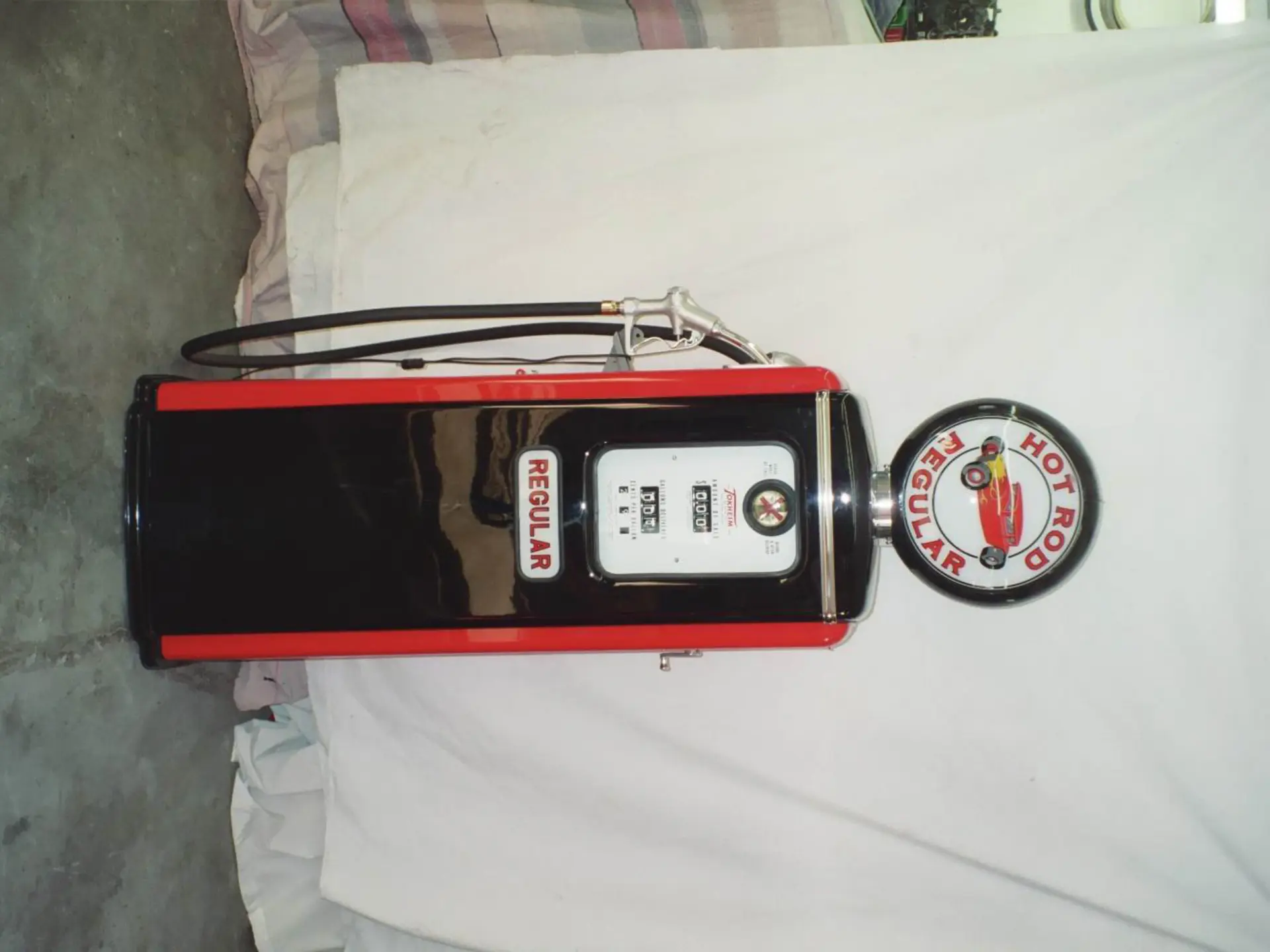 1950's Tokheim original, professionally restored gas pump done in " Hot ...
