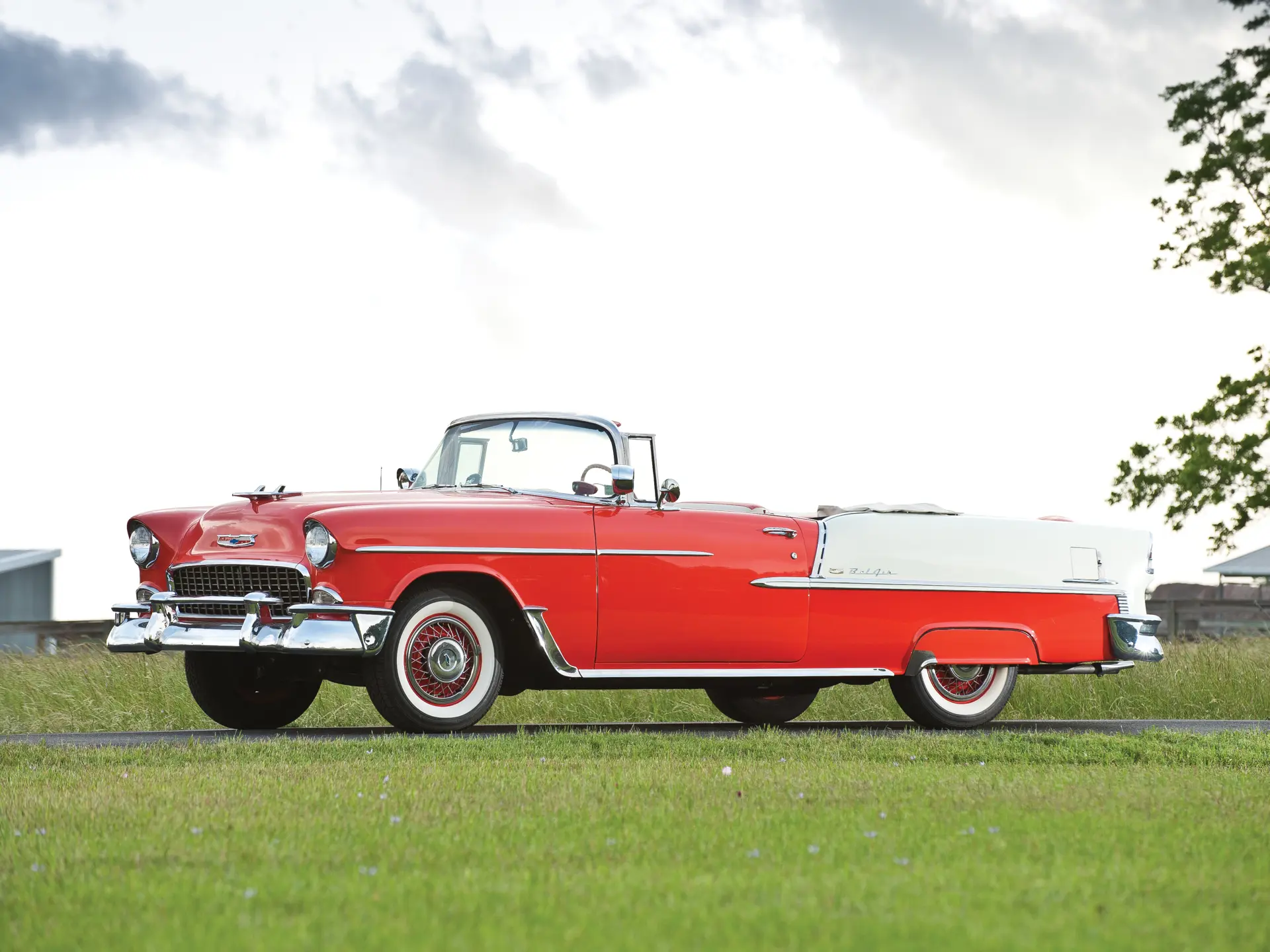 1955 Chevrolet Bel Air Convertible | The Charlie Thomas Collection | RM ...
