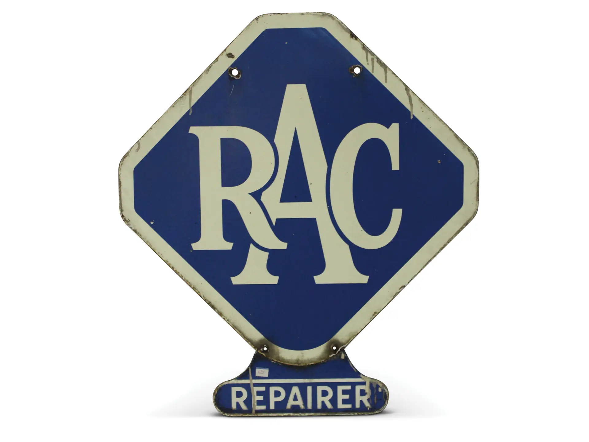 "RAC Repairer" Porcelain Sign | Auburn Fall 2019 | RM Sotheby's