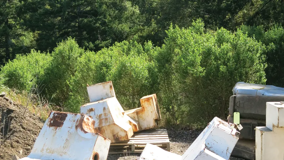 Lot of miscellaneous fuel tanks, including Stuart, Scout Car, White ...