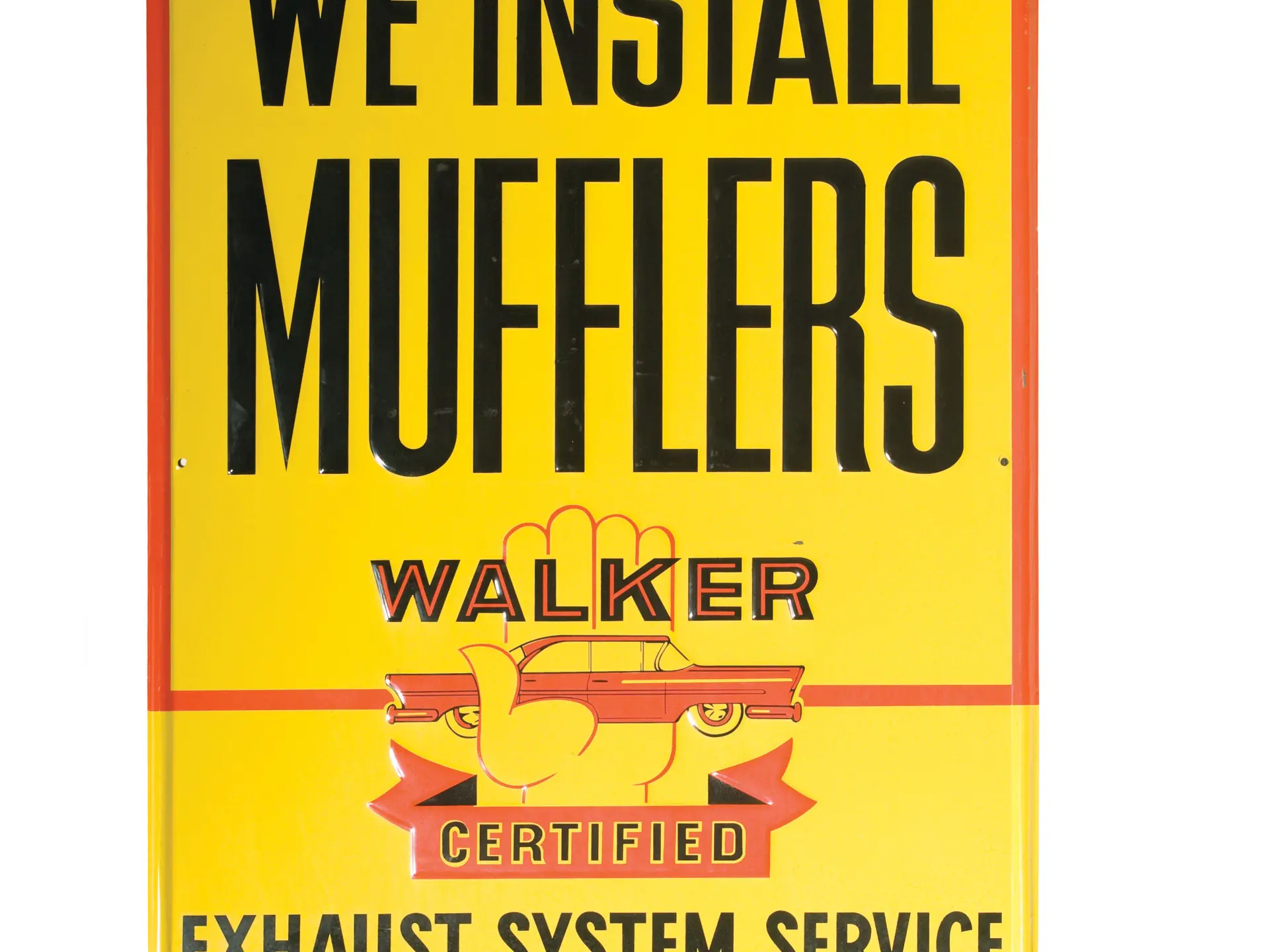 Walker Mufflers Sign | The Al Wiseman Collection | RM Sotheby's