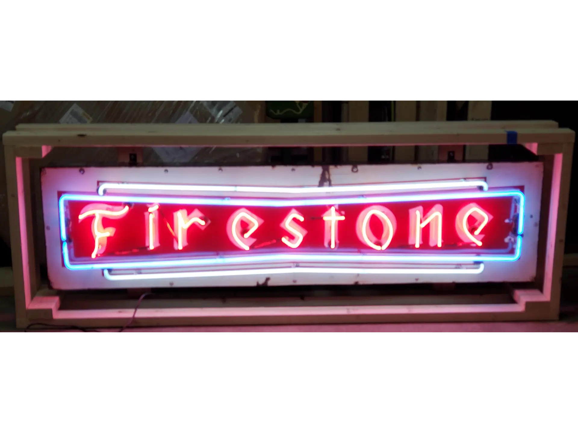 Firestone Tire Neon Porcelain Sign | Fort Lauderdale 2019 | RM Sotheby's