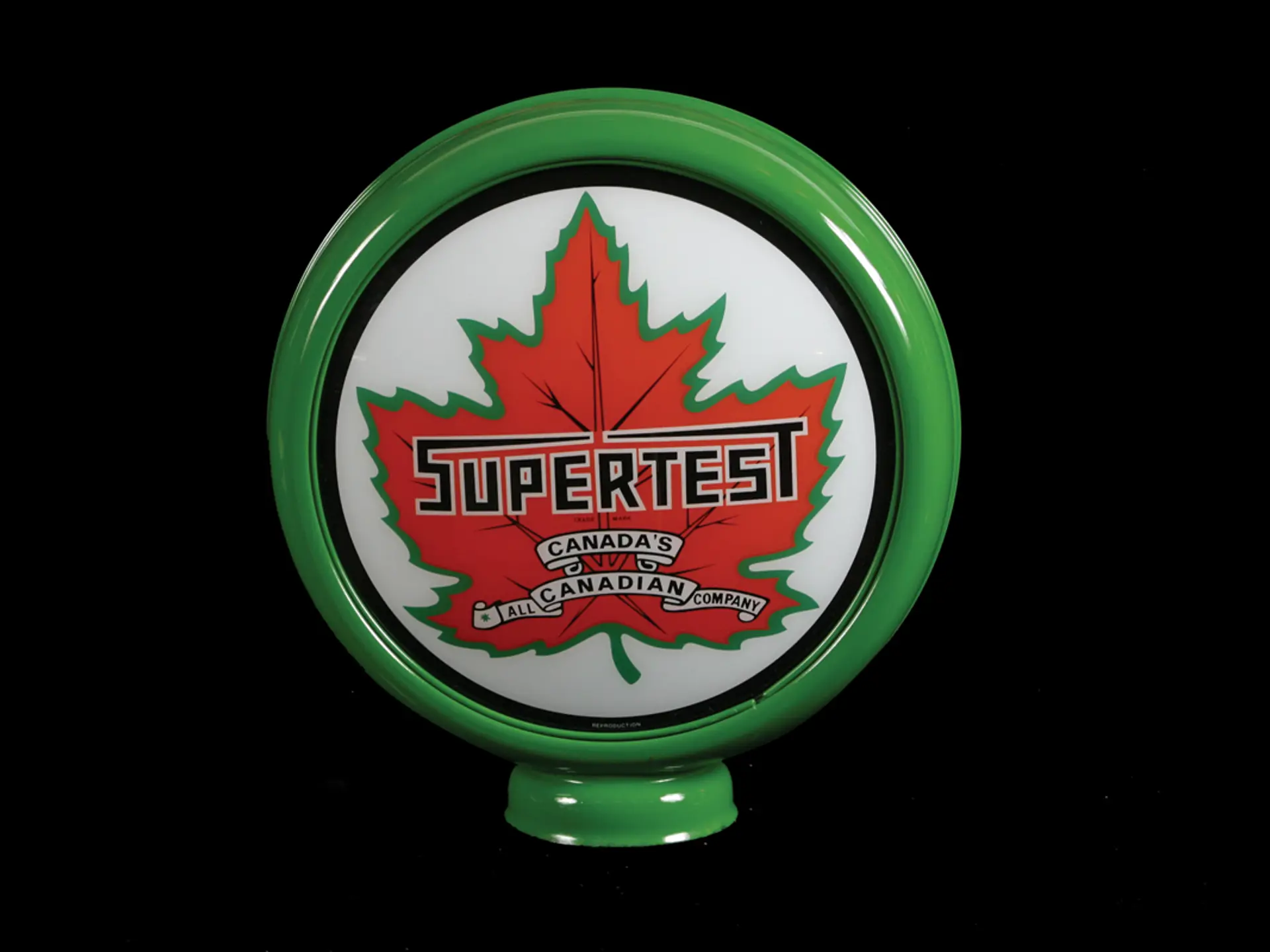 SUPERTEST GAS PUMP GLOBE | Private Collection of Tom & Marlene ...