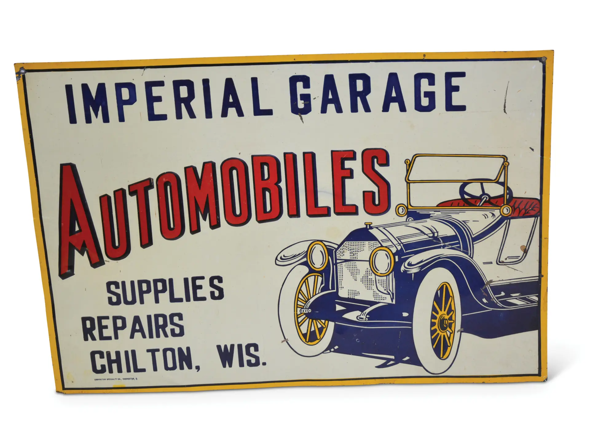 Imperial Garage Automobiles with Car Metal Sign | Auburn Fall 2019 | RM ...
