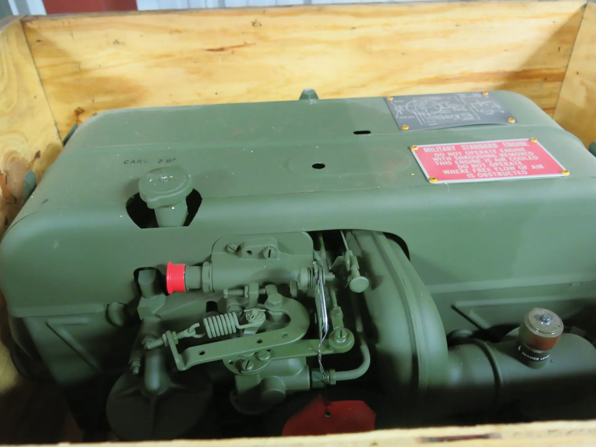 Ten Horse Power Military Gasoline Engine N.O.S. | The Littlefield ...