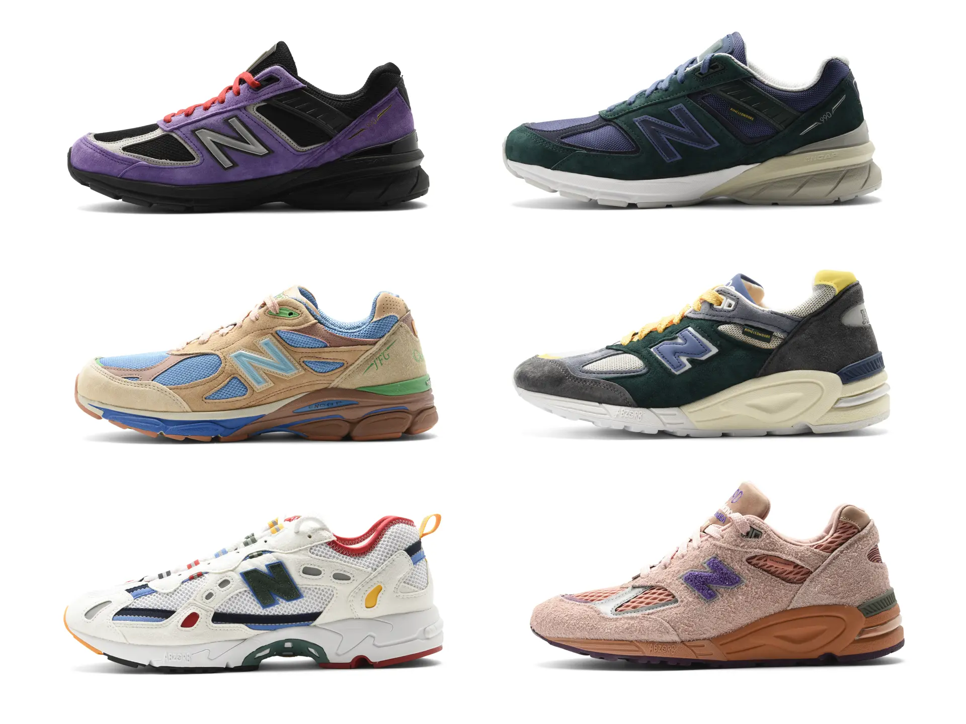 Set of Six | New Balance Sneakers | Dare to Dream | The Ultimate ...