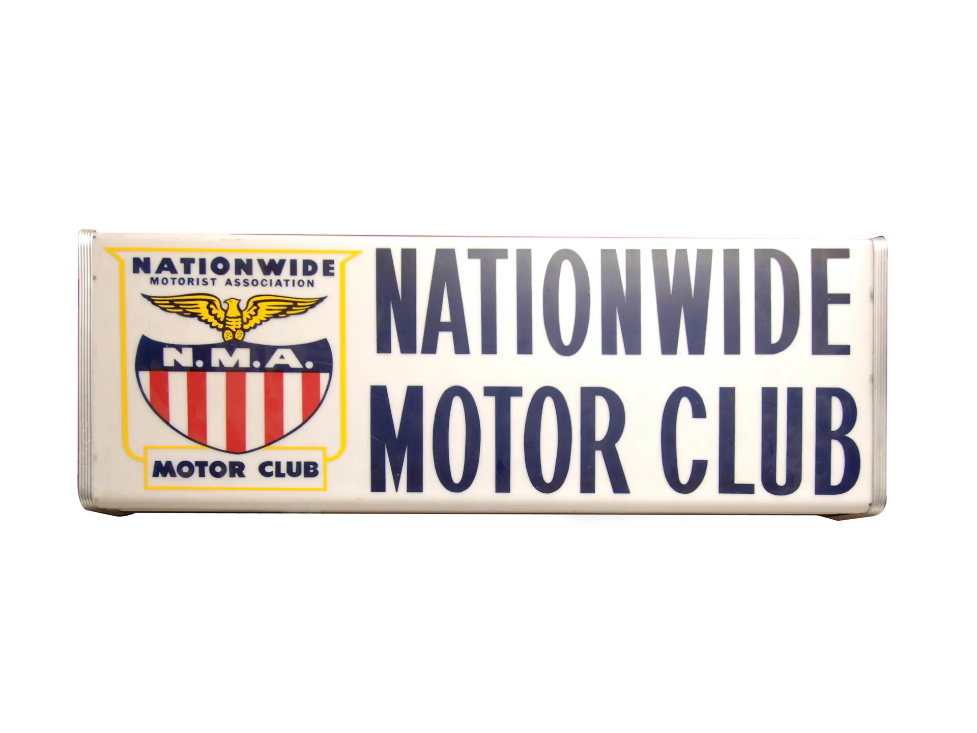 Nationwide Motor Club Illuminated Sign | The Dingman Ford Collection ...