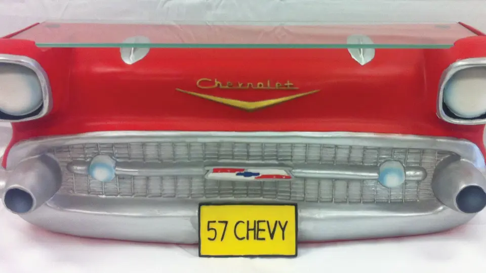 Unique Nostalgic 1957 Chevy Front End Deco Shelf | Auburn Fall 2014 ...
