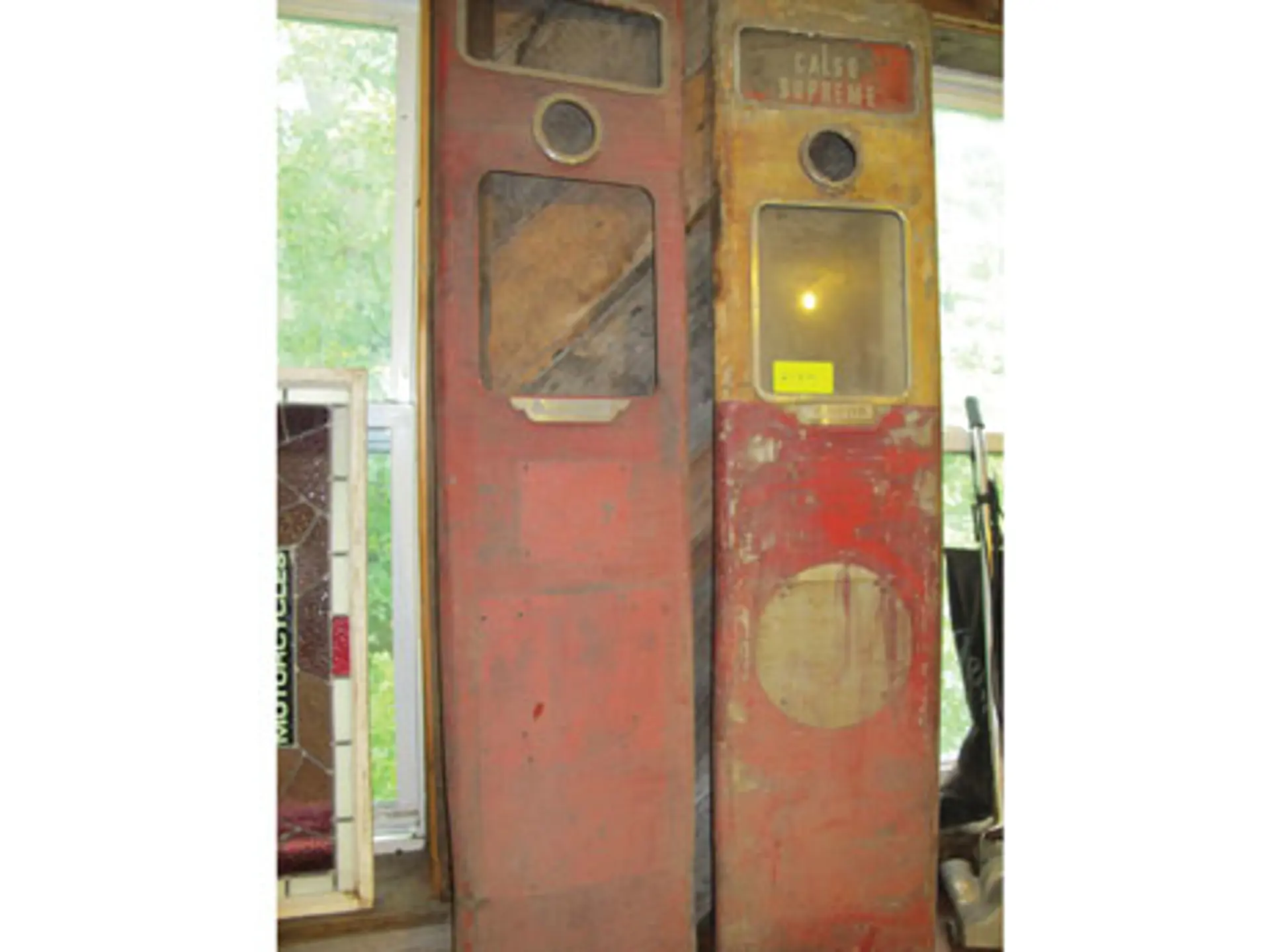 Pair of Gas Pump Face Panels | The Bennett Collection | RM Sotheby's