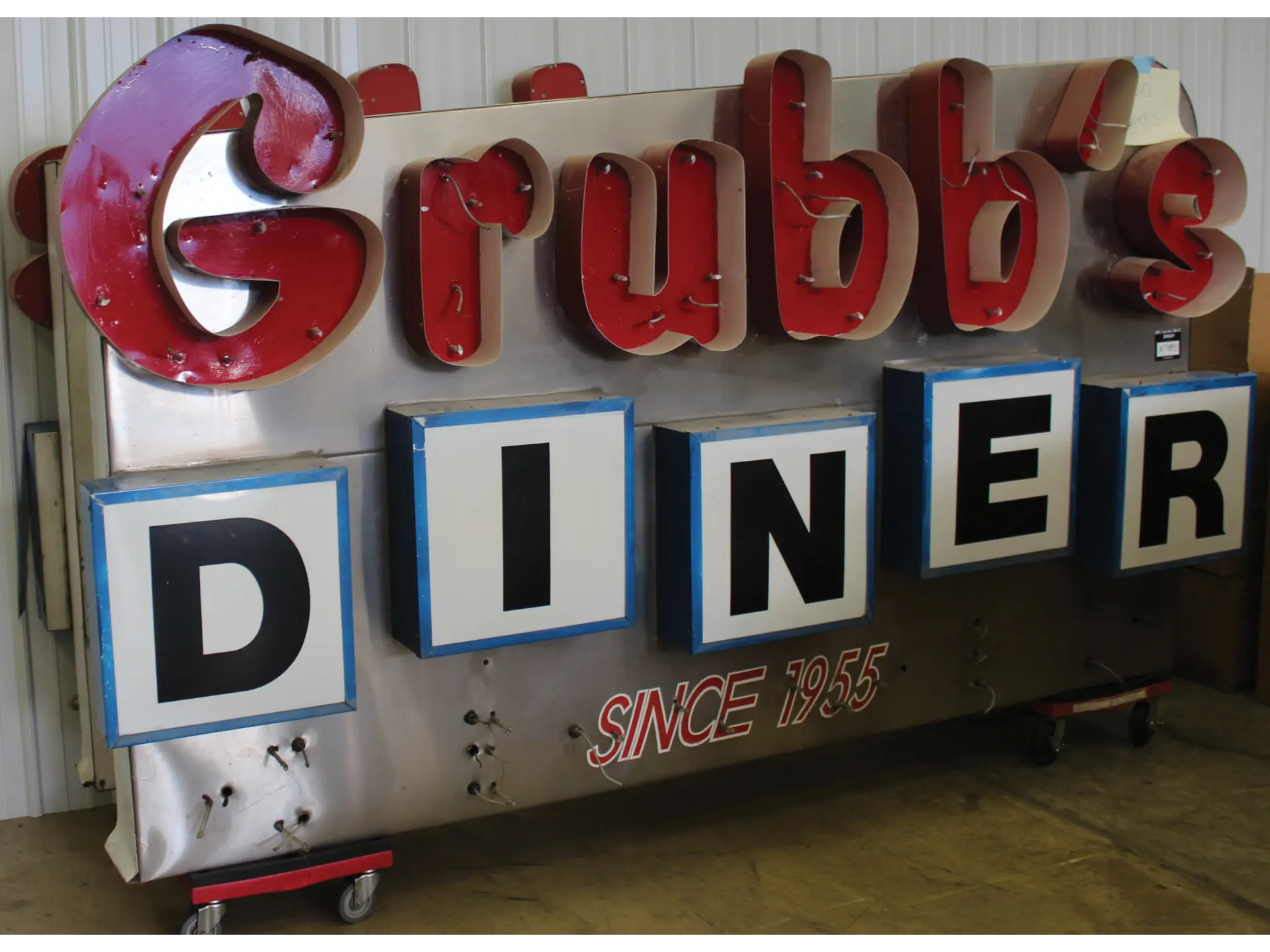 Grubb's Diner Neon Sign Project | Auburn Fall 2018 | RM Sotheby's