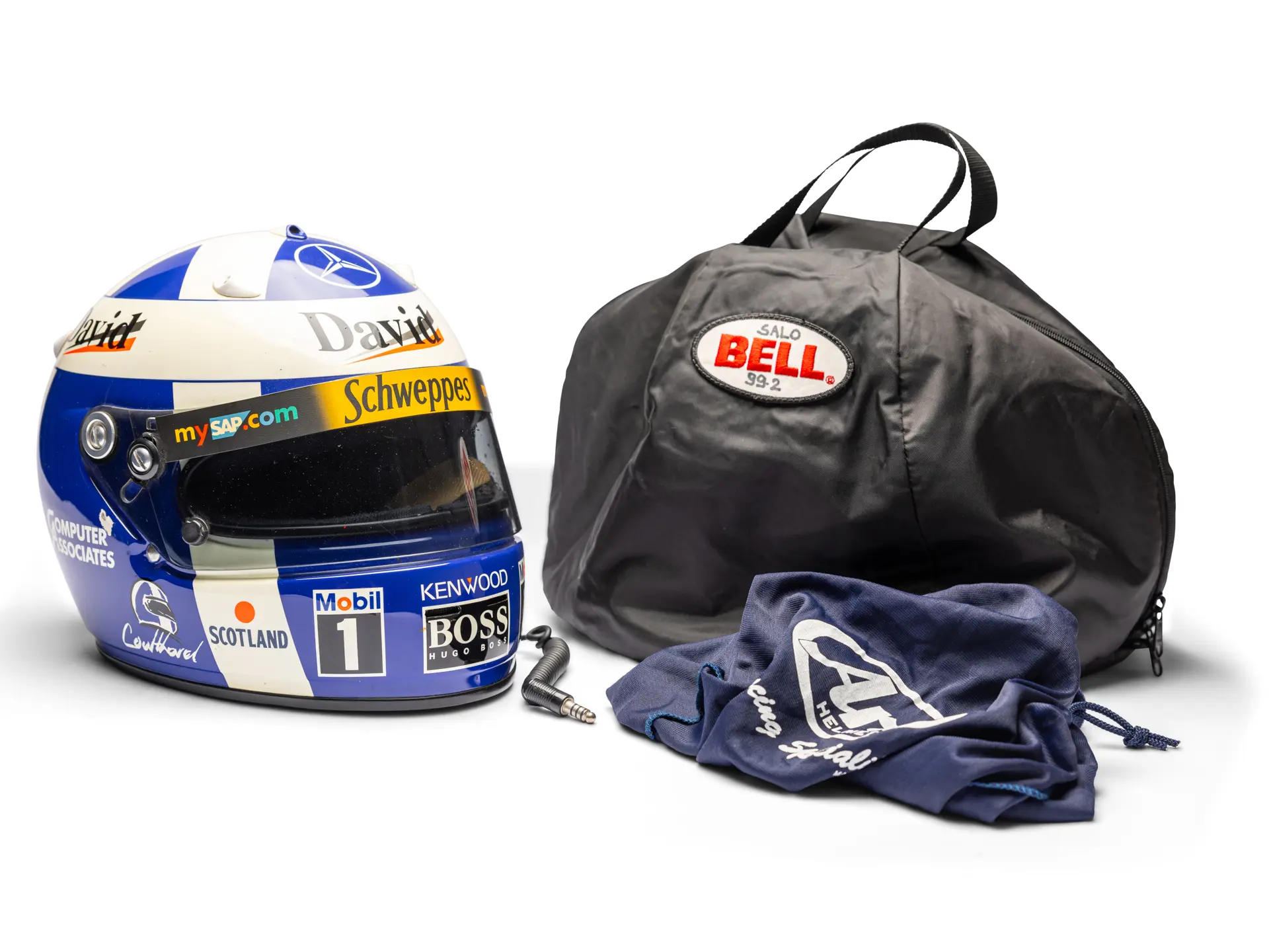 2000 David Coulthard McLaren Mercedes Formula 1 Arai Helmet | The ...