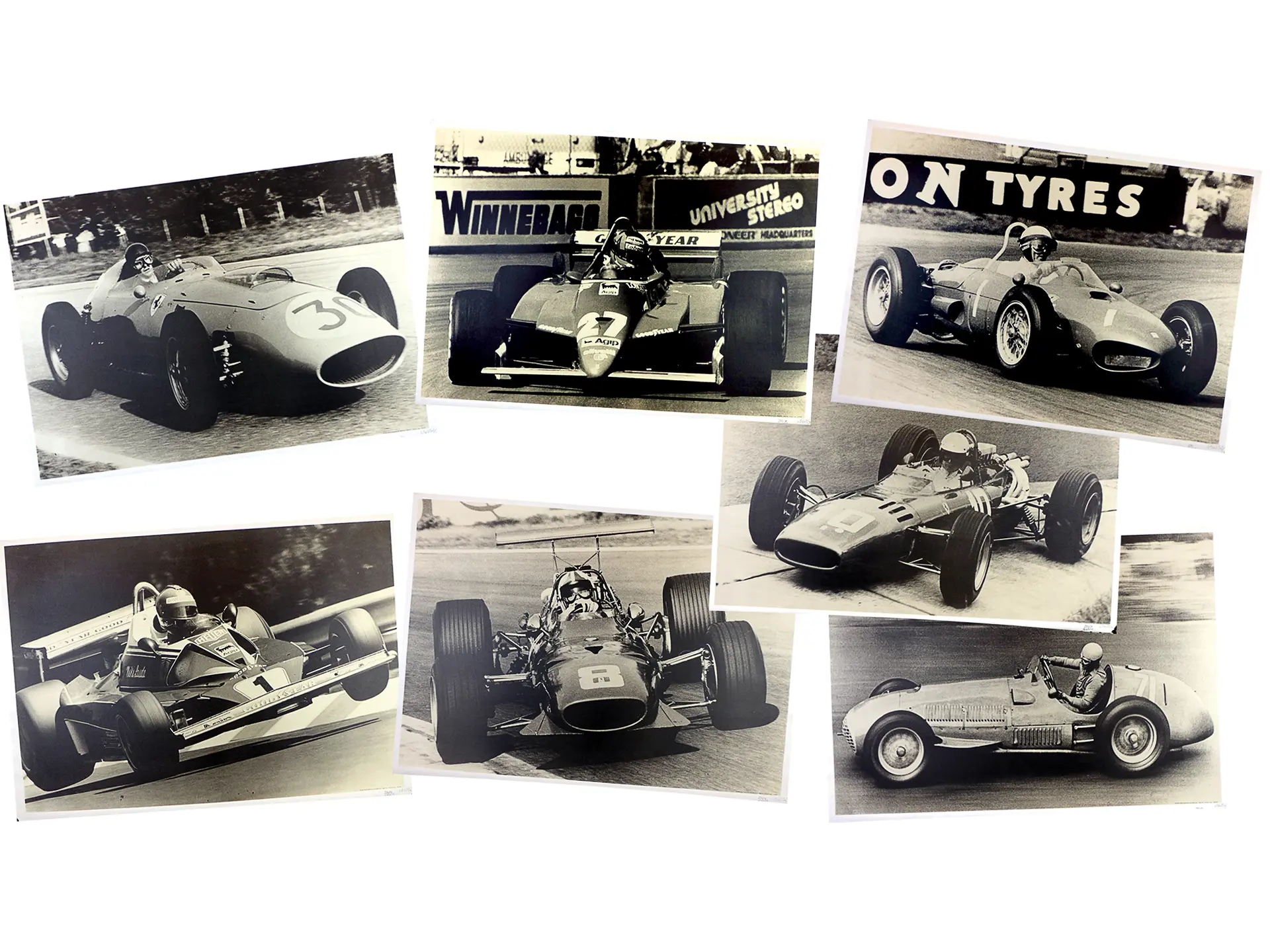Ferrari Formula 1 Posters, 1989; Set of Seven | Original Racing Posters ...