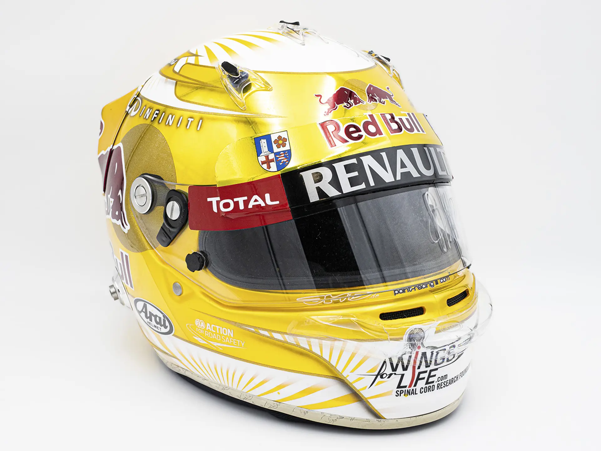 2012 Sebastian Vettel Red Bull Formula 1 Arai Replica Helmet | The ...