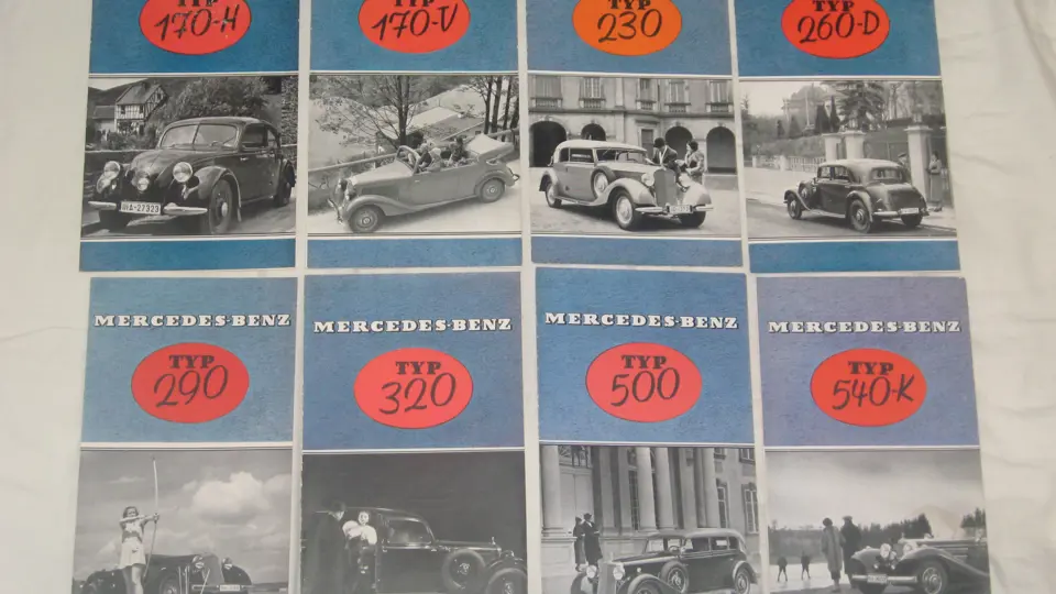 Original 1937 Mercedes-Benz Press Kit | Sporting Classics of Monaco ...