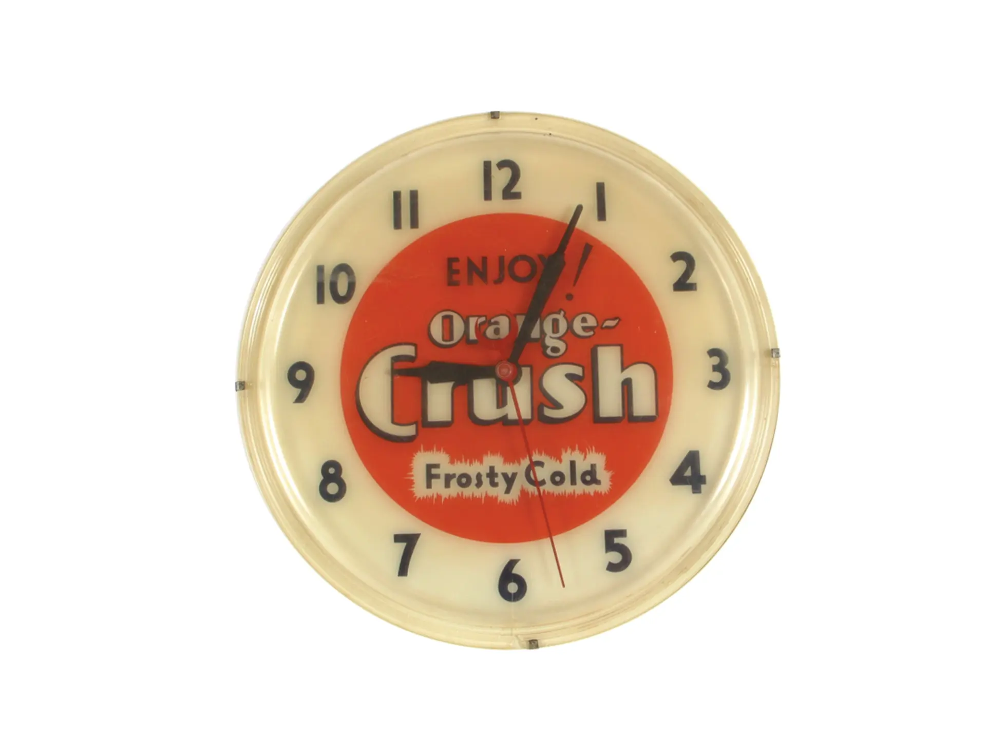 ORANGE CRUSH CLOCK | Private Collection of Tom & Marlene Stackhouse ...