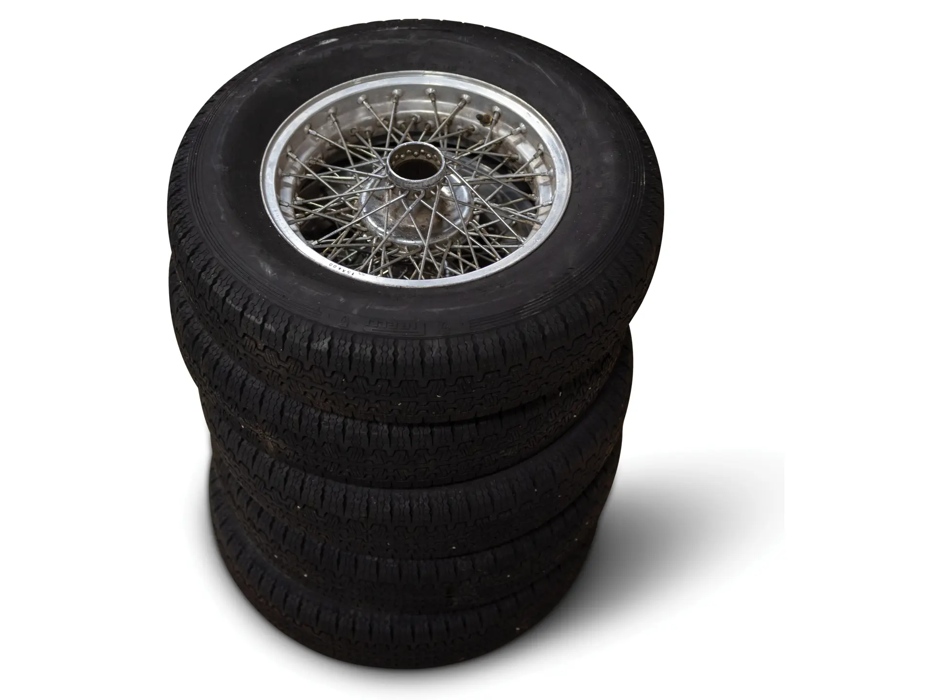 Ferrari 225 S 15-in. Wire Wheels with Pirelli Tires | The Elkhart ...