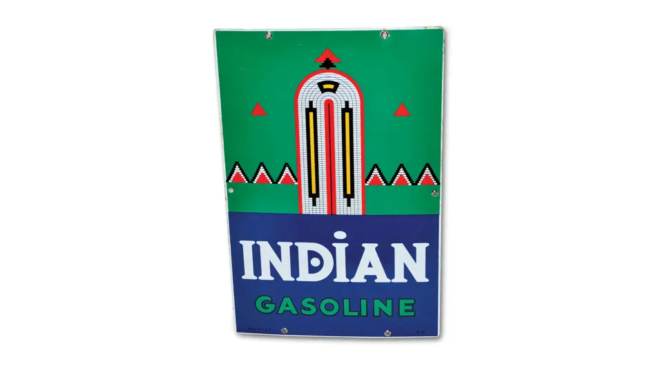 Indian Gasoline Sign | Auburn Spring 2019 | RM Sotheby's