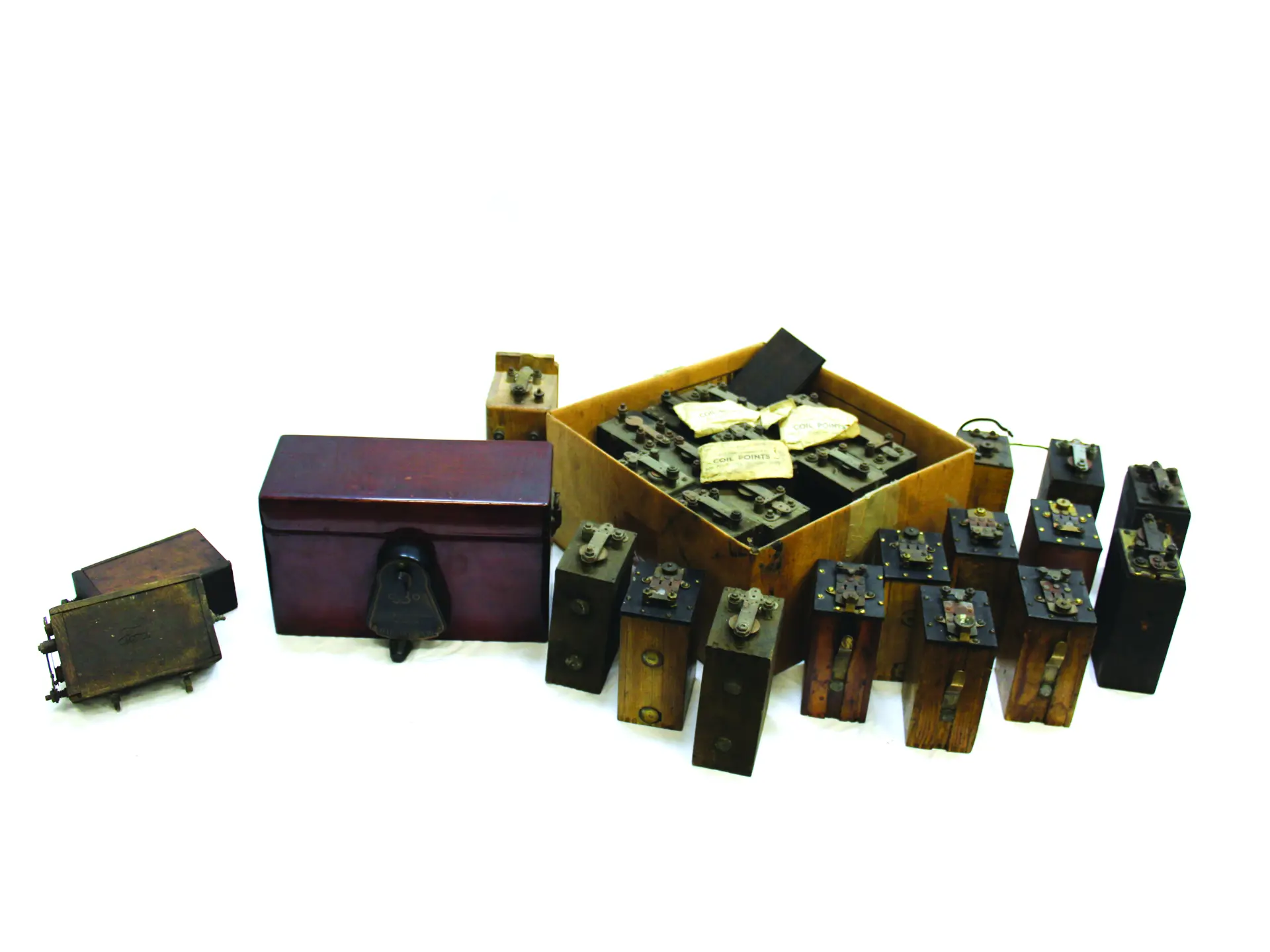 A large grouping of Model T Ford coil boxes | Auburn Fall 2017 | RM ...