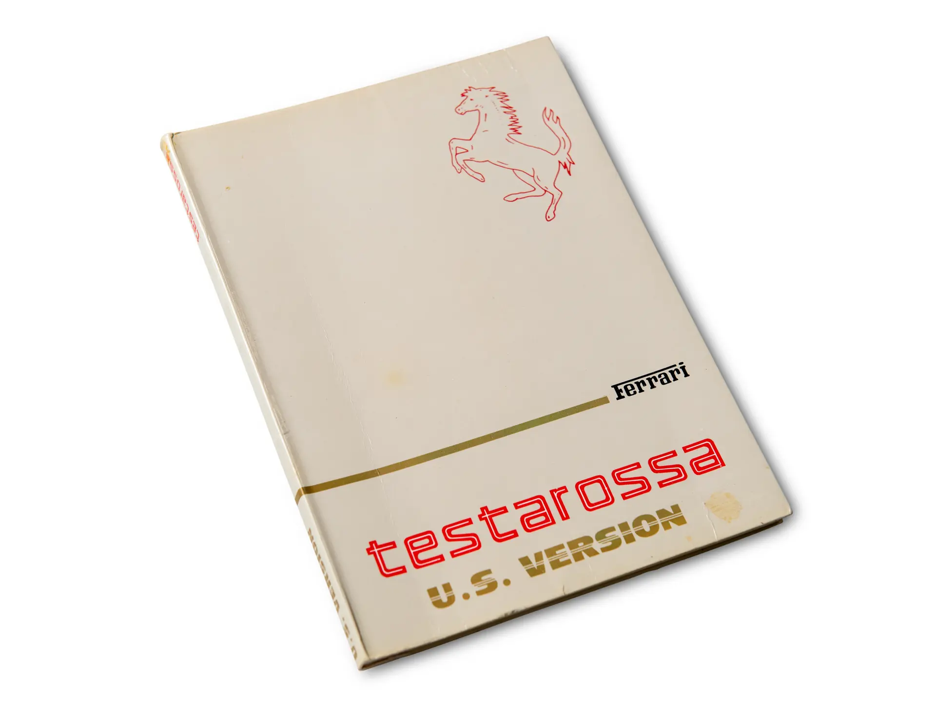 Ferrari Testarossa Owner's Manual, US Version, 1985/86 | Open Roads ...