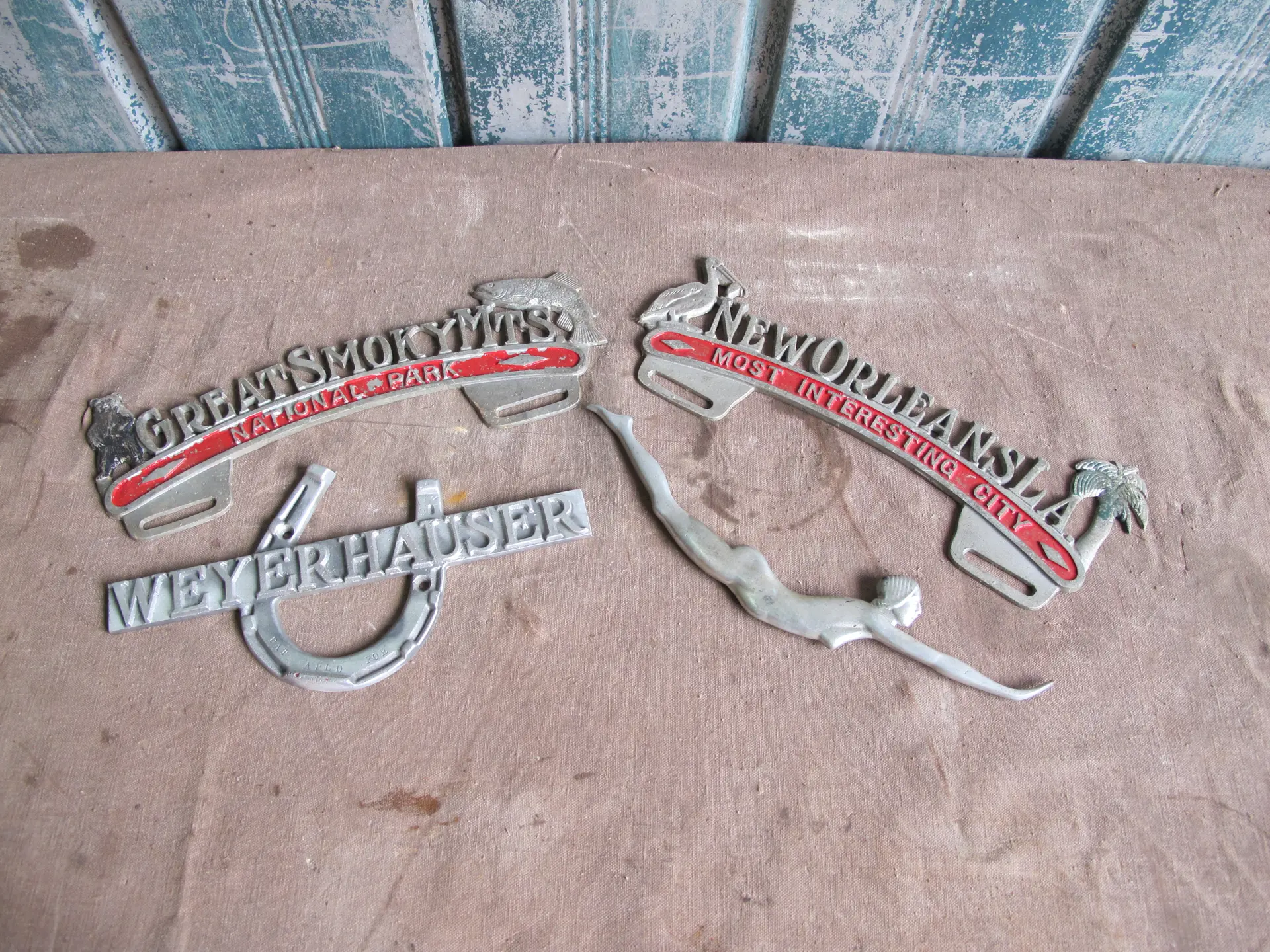 License Plate Toppers and Radiator Ornaments | The Lee Roy Hartung ...