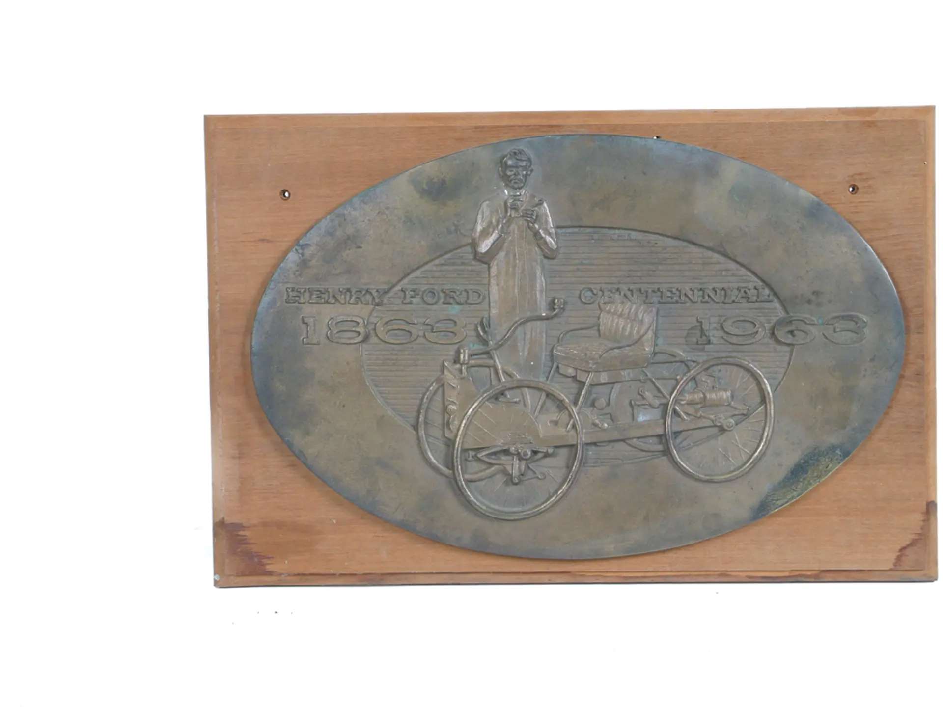 COMMEMMORATIVE FORD PLAQUE | Private Collection of Tom & Marlene ...