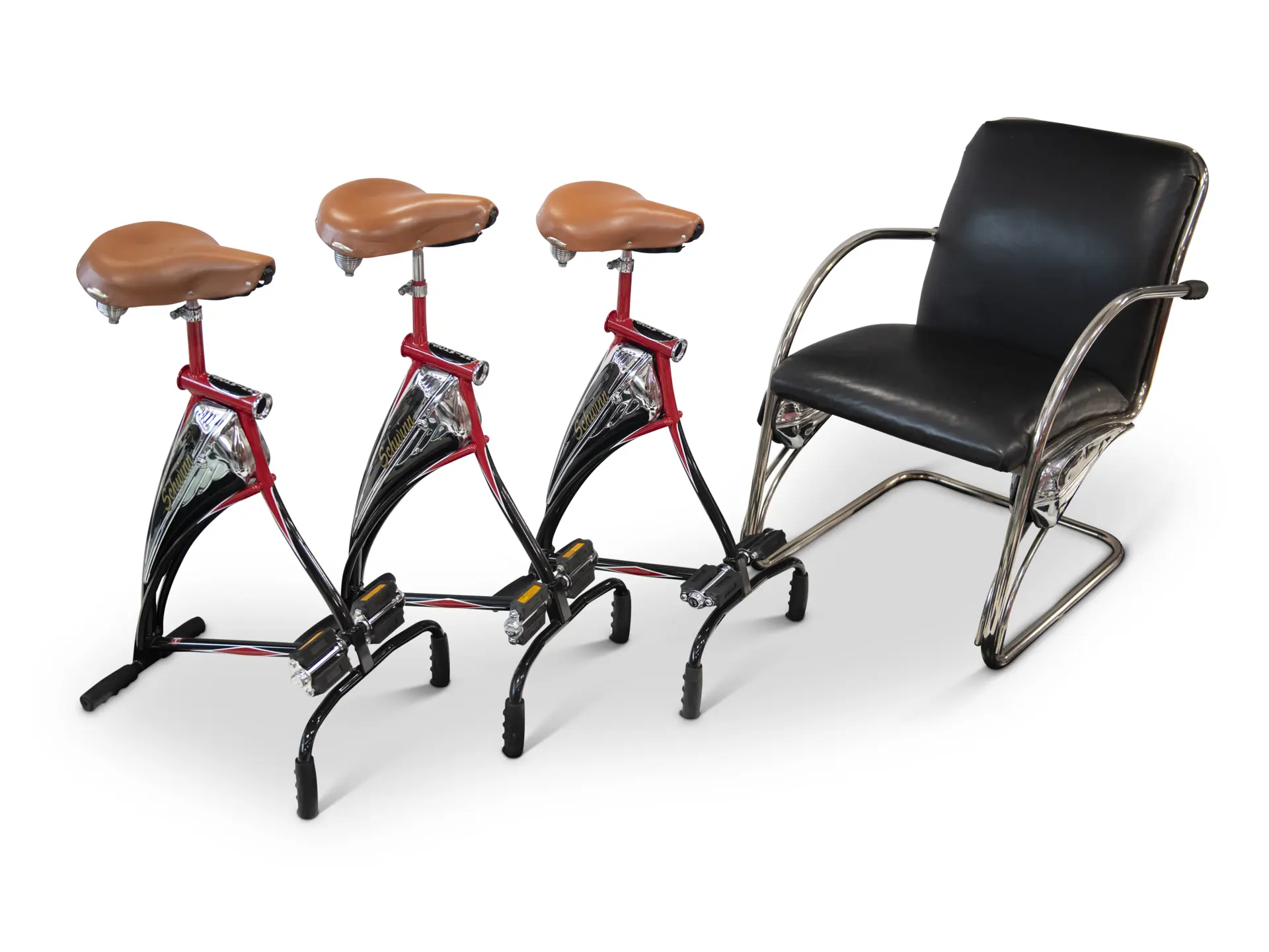 Schwinn Bicycle Stools with Chair | Gene Ponder Collection | RM Sotheby's