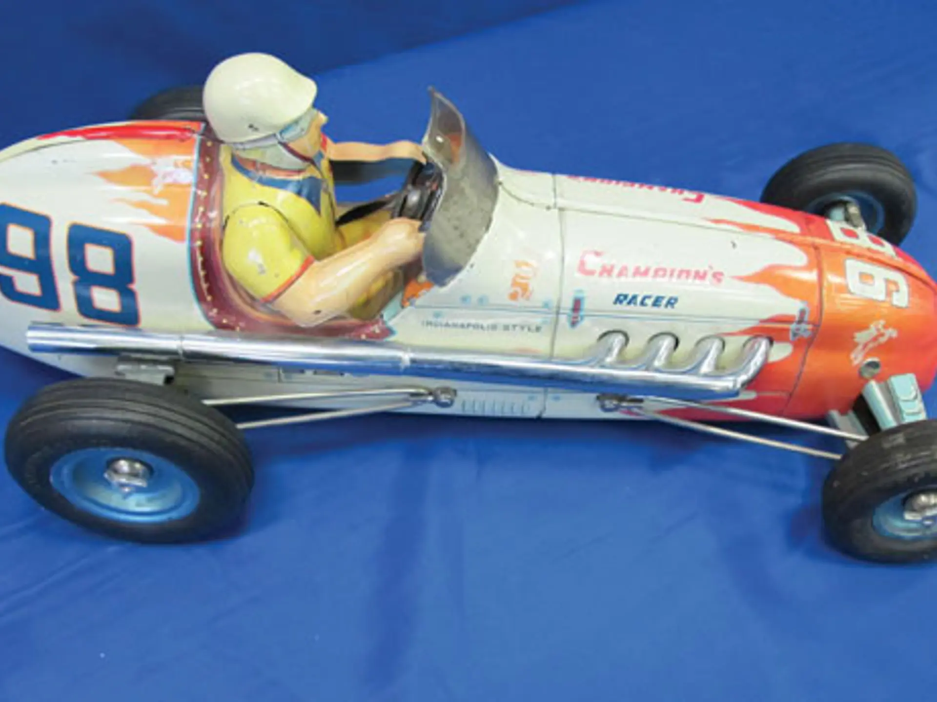 Yonezawa Champion's Racer Indy Toy Car w driver #98 | Auburn Fall 2012 ...
