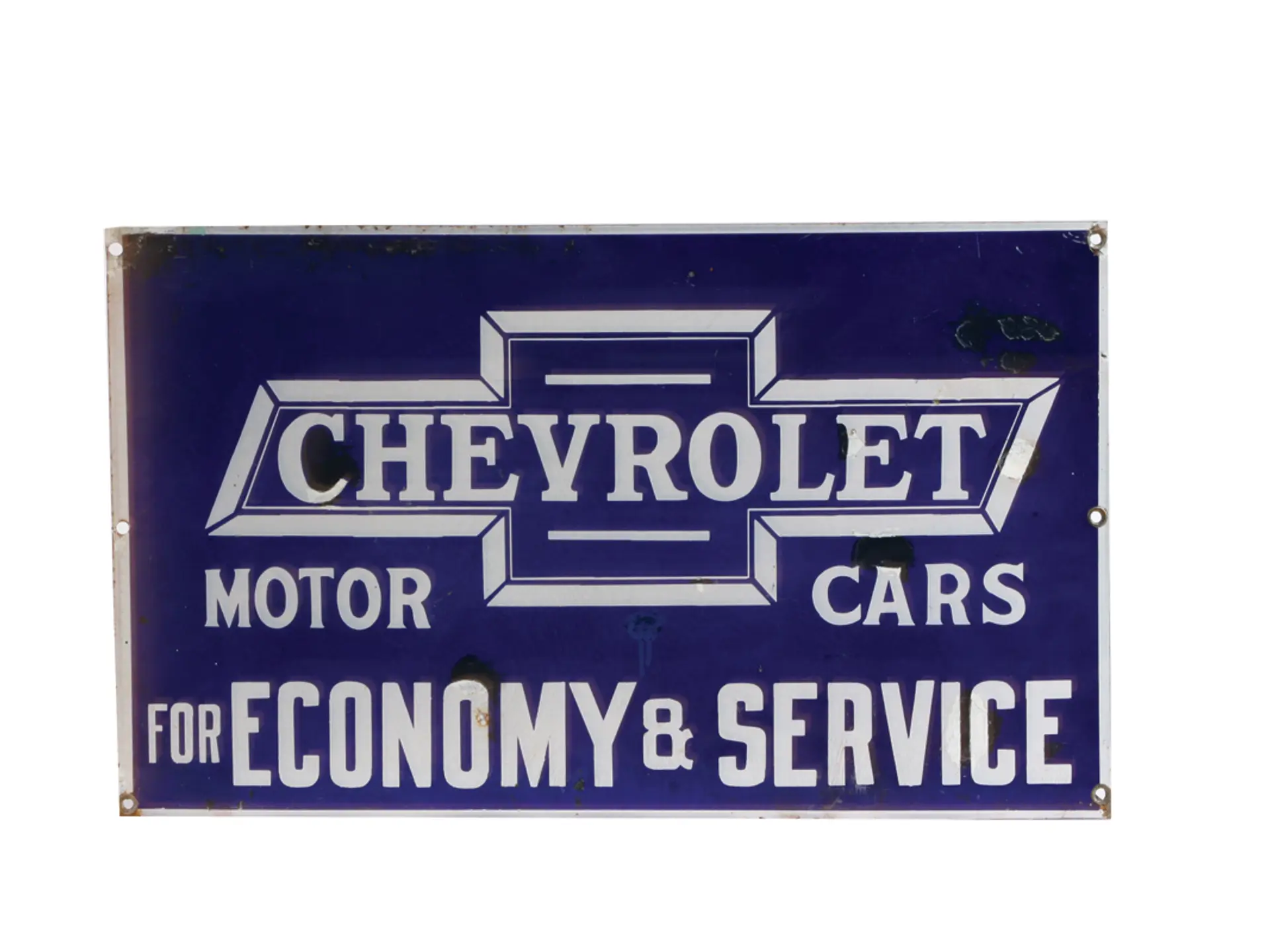 CHEVROLET SIGN | Private Collection of Tom & Marlene Stackhouse | RM ...