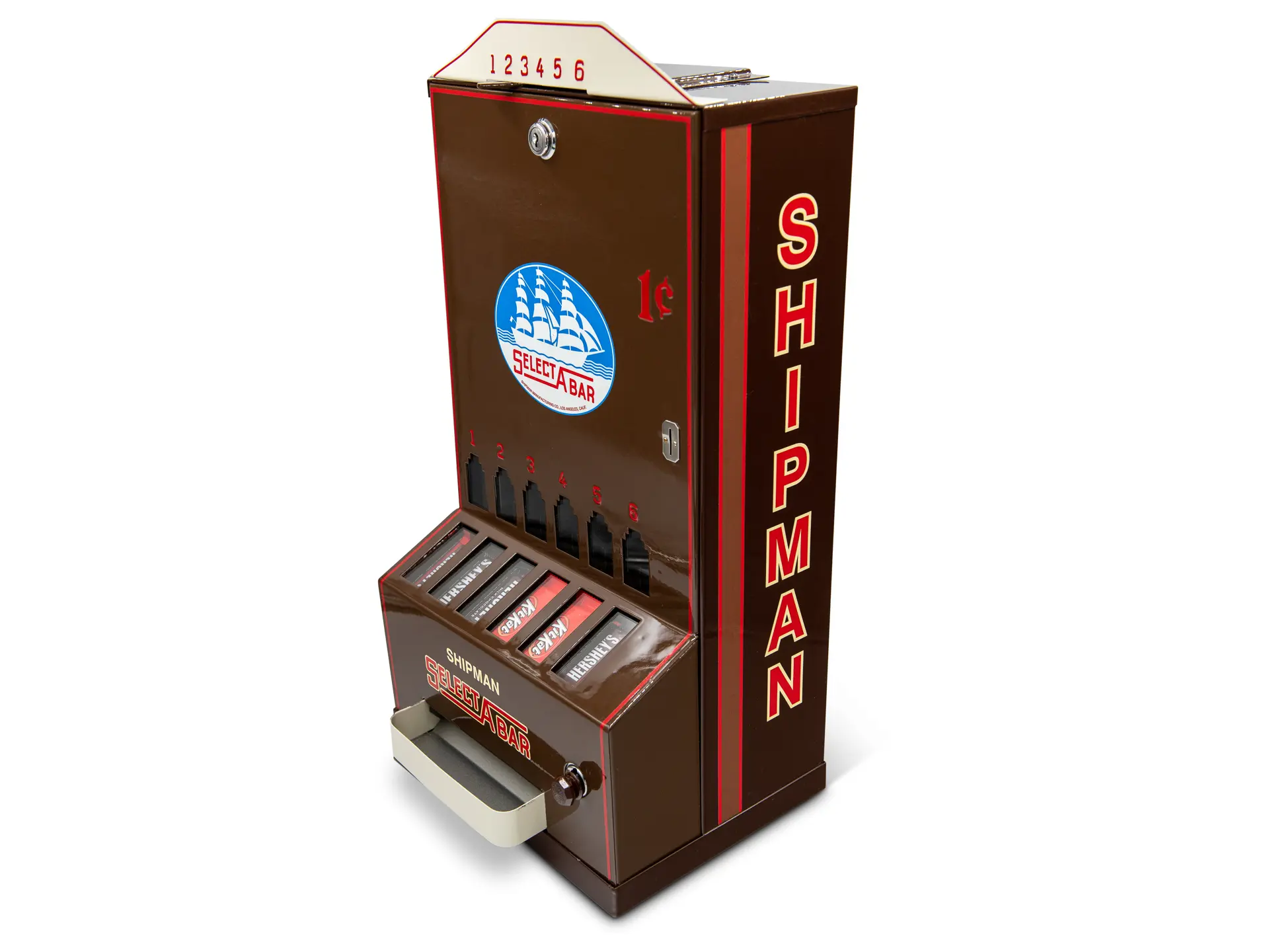 "Select-A-Bar" Shipman Wall Mount Candy Dispenser | Handle with Fun ...